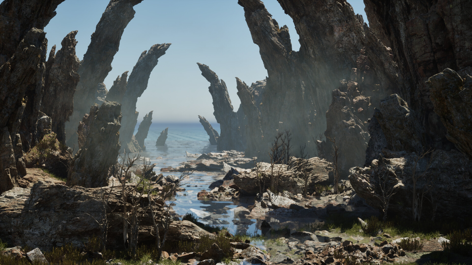 ArtStation - Land of Water. Unreal Engine