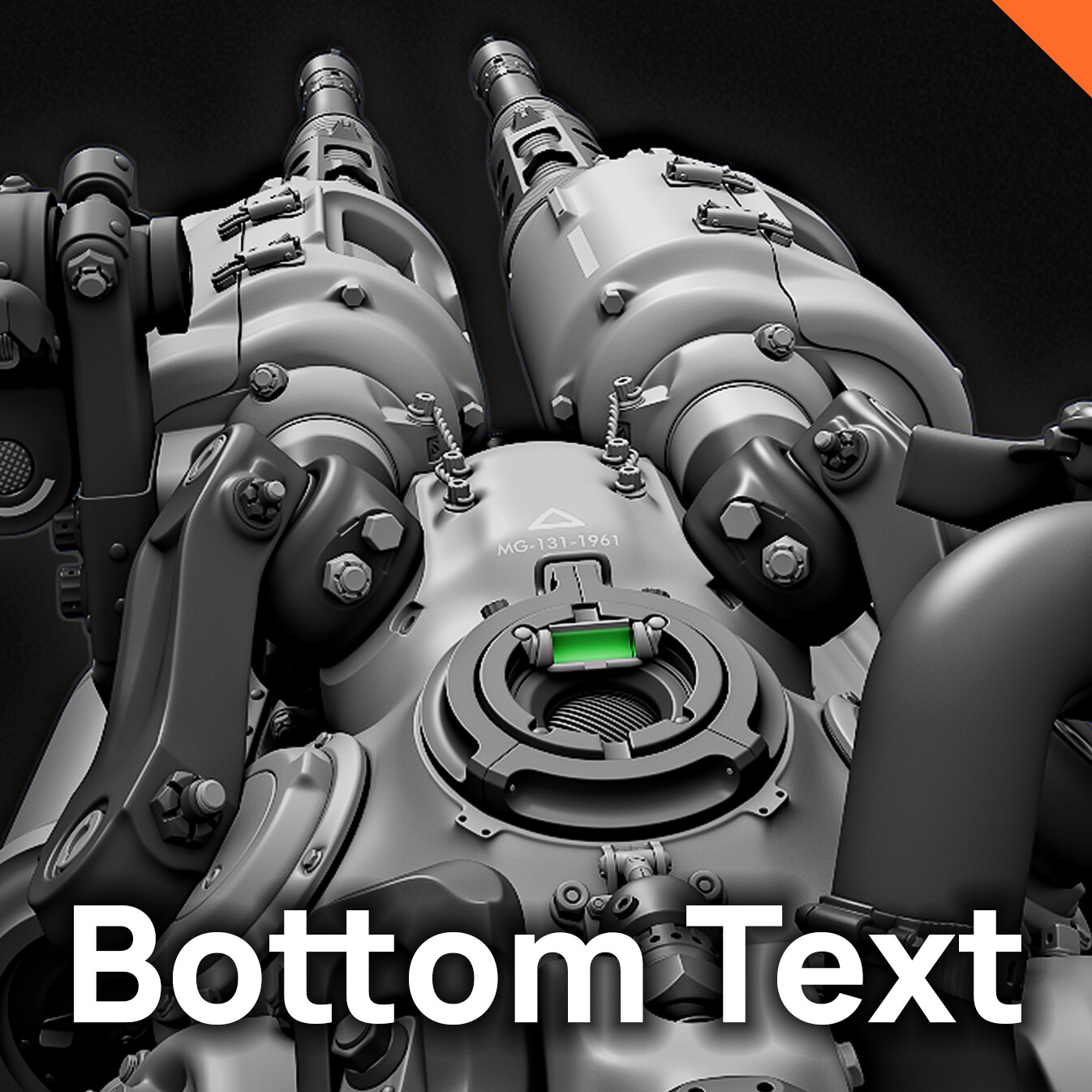 ArtStation - 'Gunshow' Reciprocating Vulcan Cannon