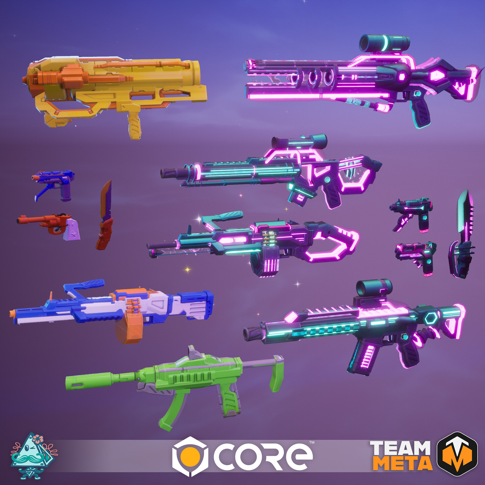 ArtStation - Strike Team Weapon Skins