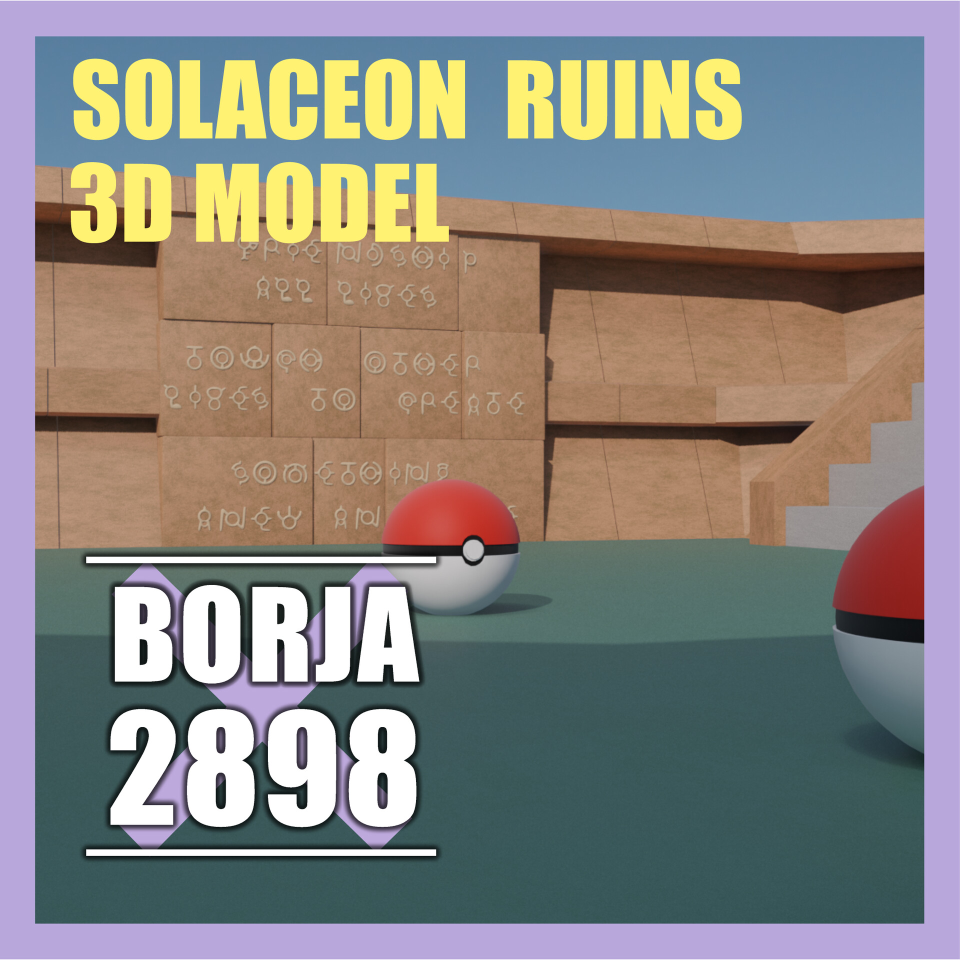 Borja2898 - Pokemon · Solaceon Ruins · 3D Model