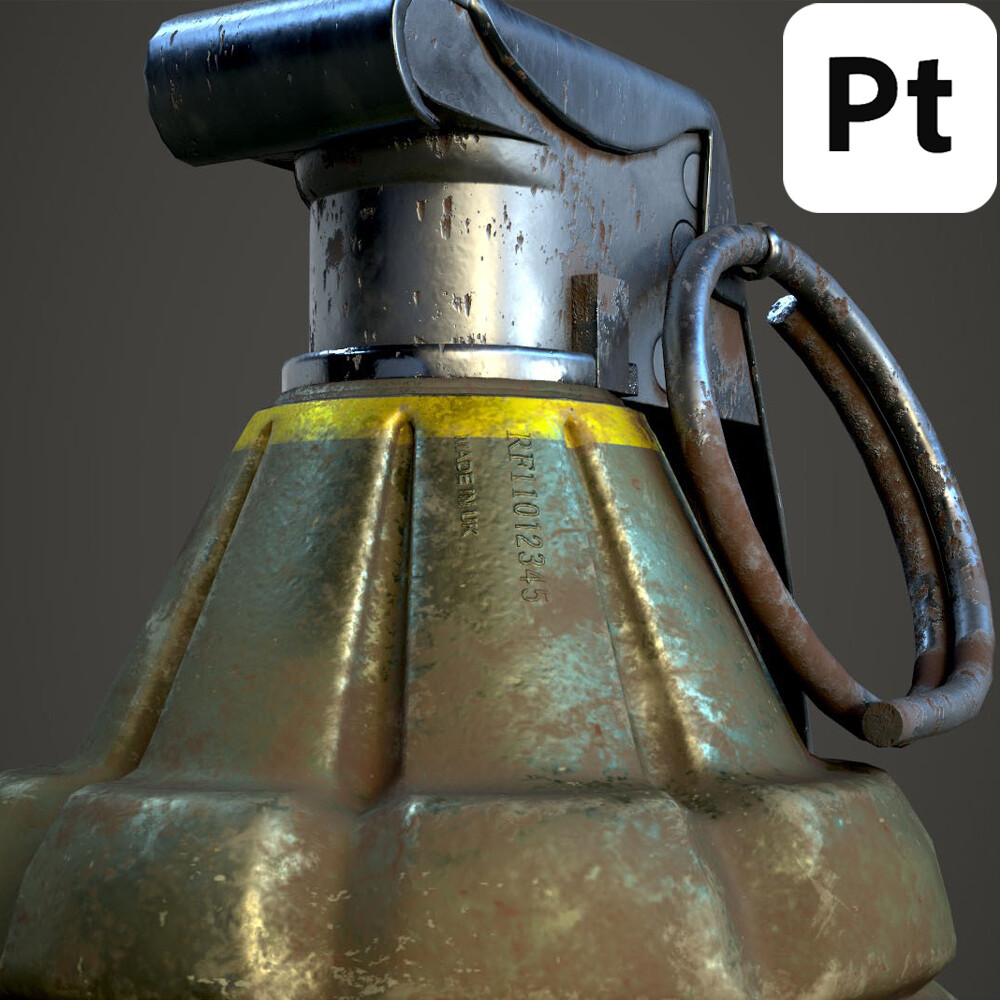 ArtStation - Mk2 Fragmentation Grenade