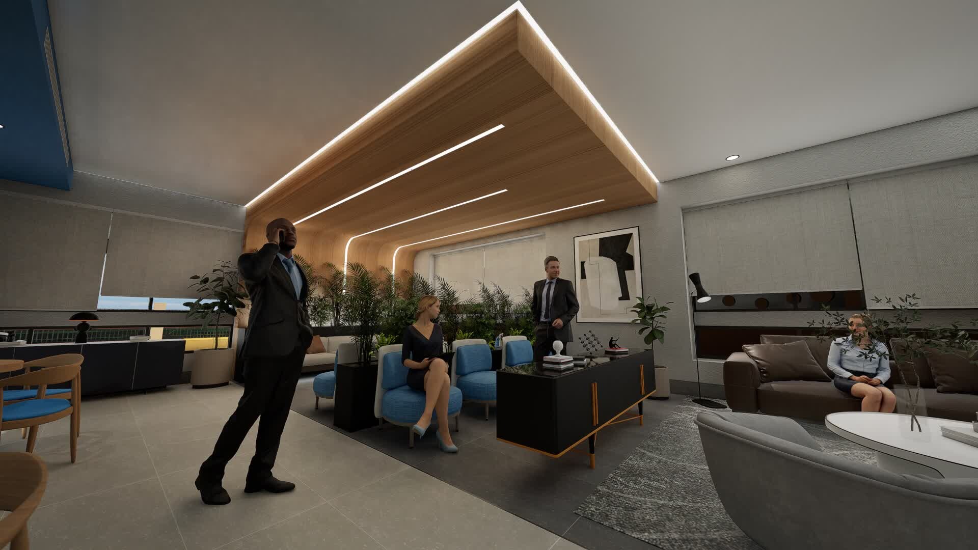 ArtStation - Commercial Lobby Interior