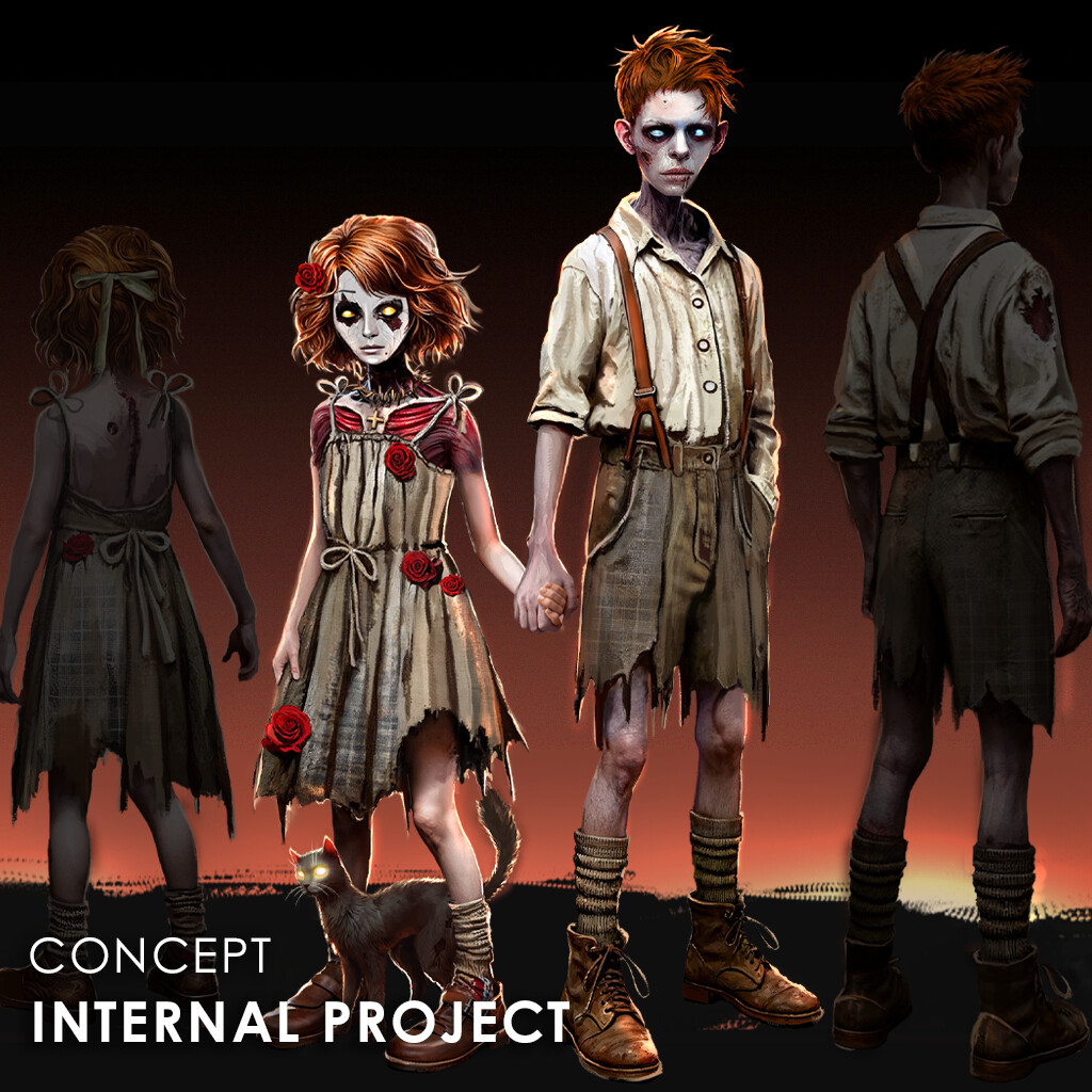 ArtStation - Adaline and Adrian – The Cursed Twins