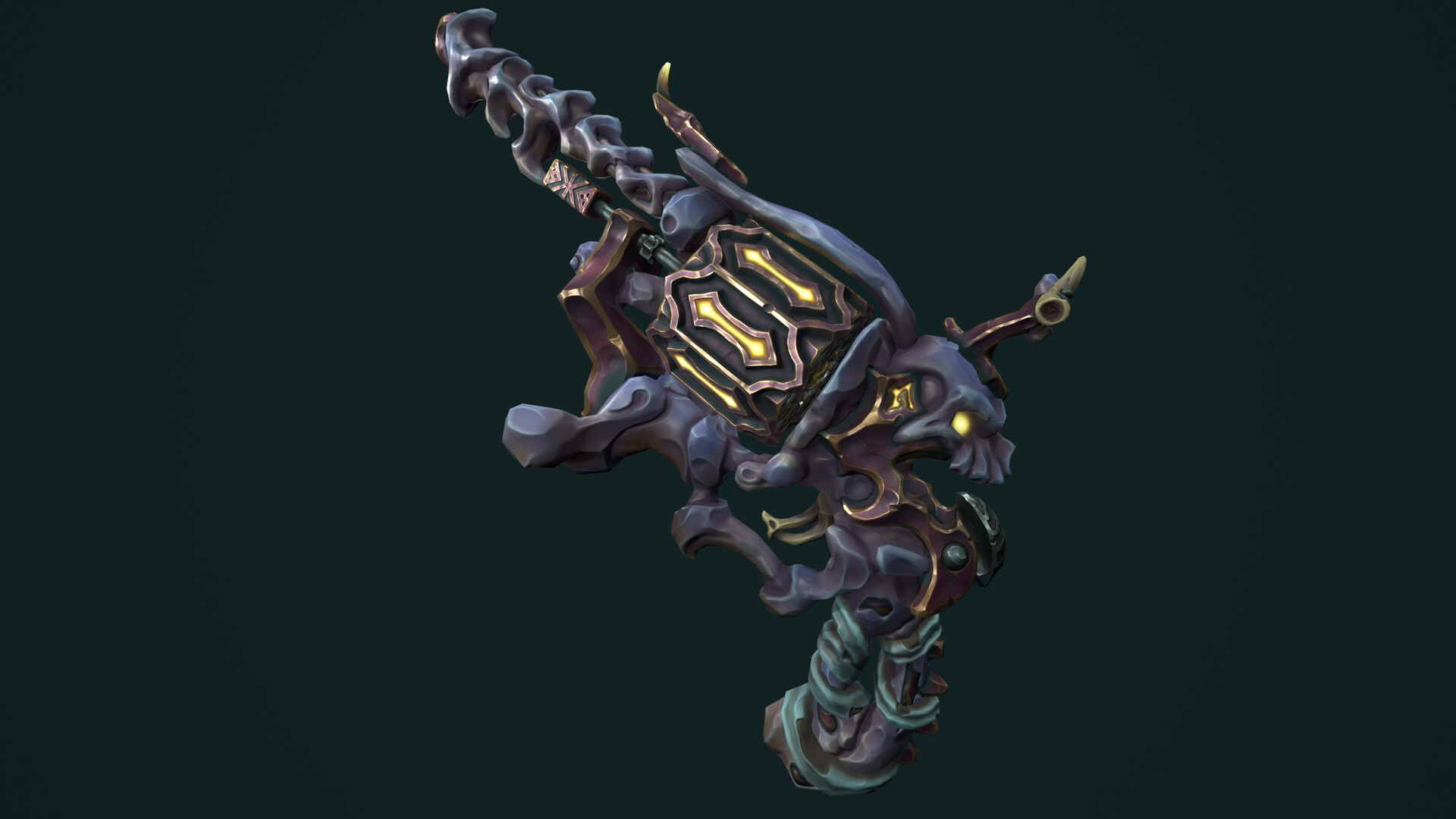 Dmitry Tsyplakov - Stylized undead revolver