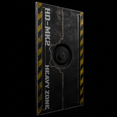 ArtStation - SCP Heavy Zone Door
