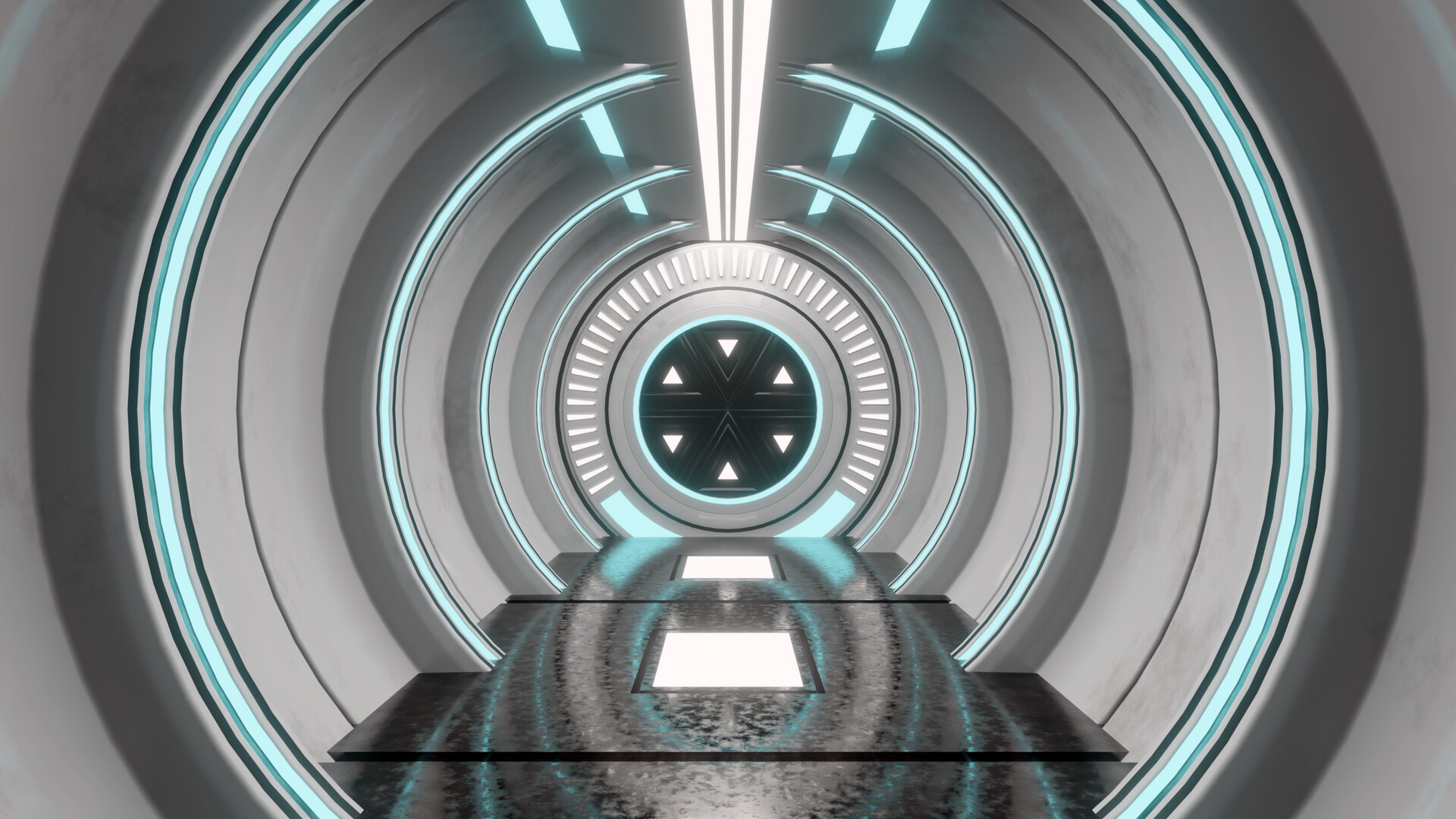 ArtStation - SpaceStation Interior