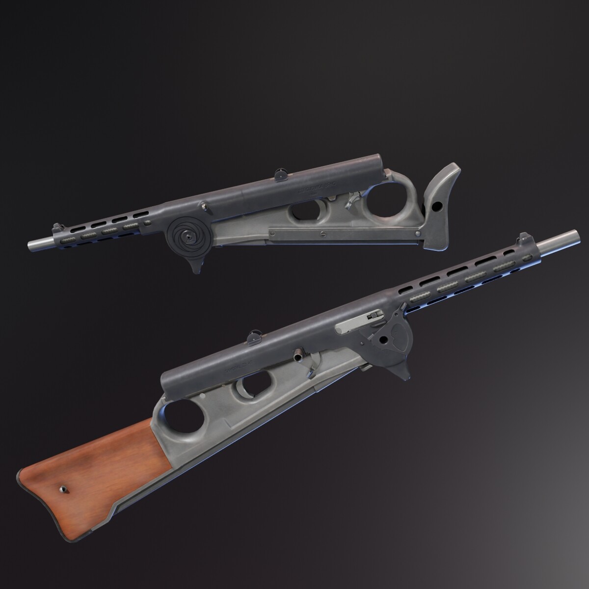 ArtStation - Czech ZB47 SMG