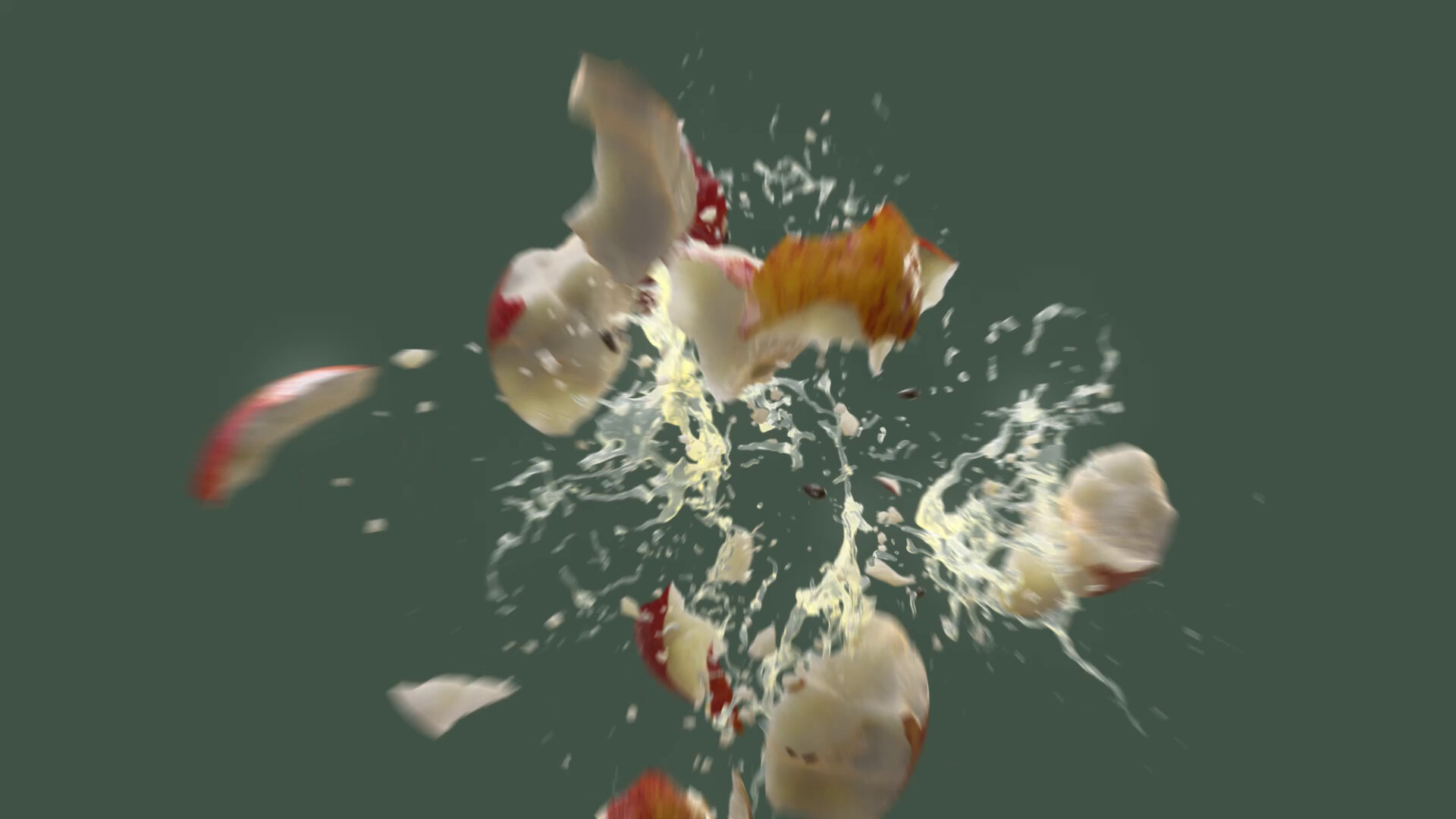 ArtStation - Slow Motion Apple Smash