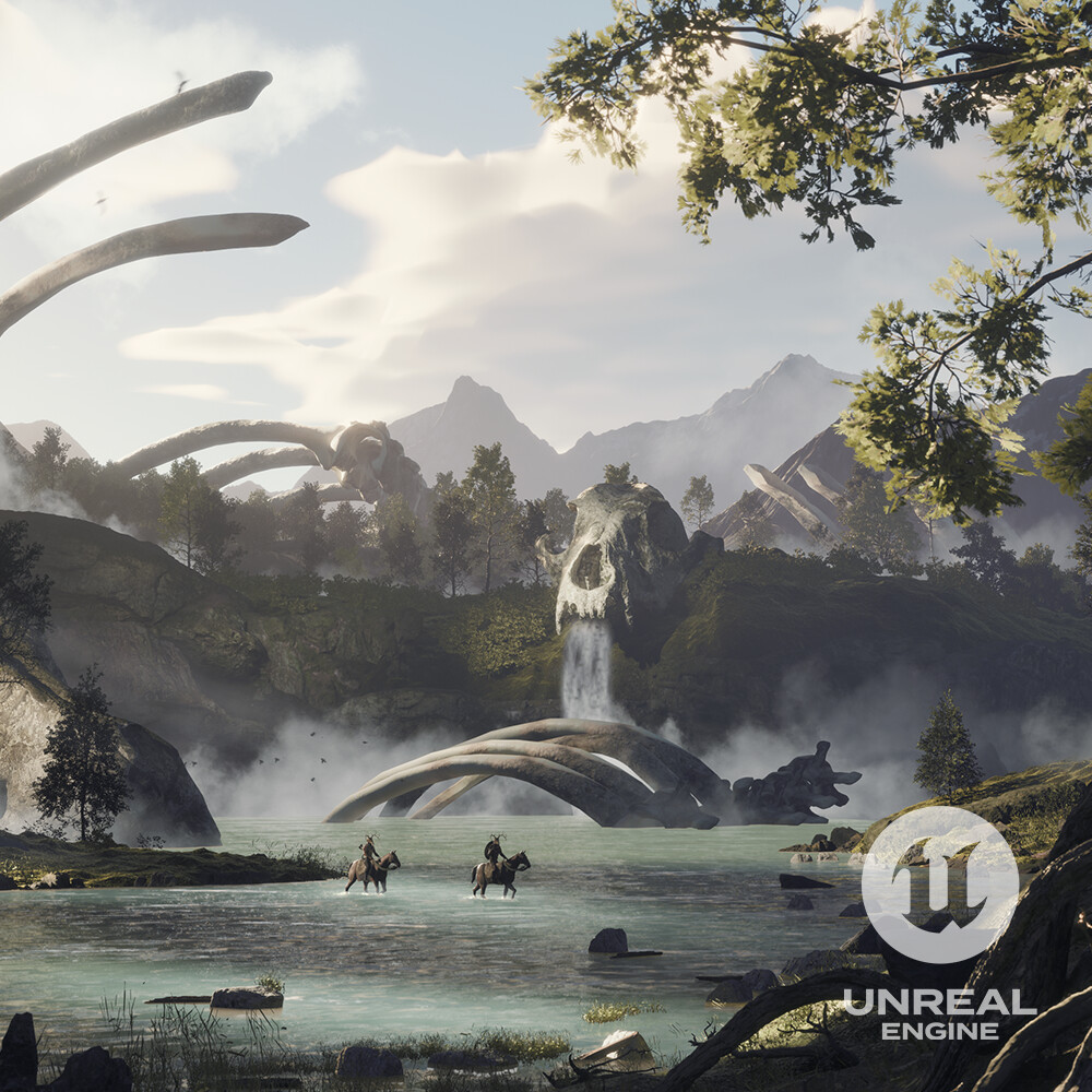 ArtStation - Fenrir Graveyard – Unreal Engine 5 Environment