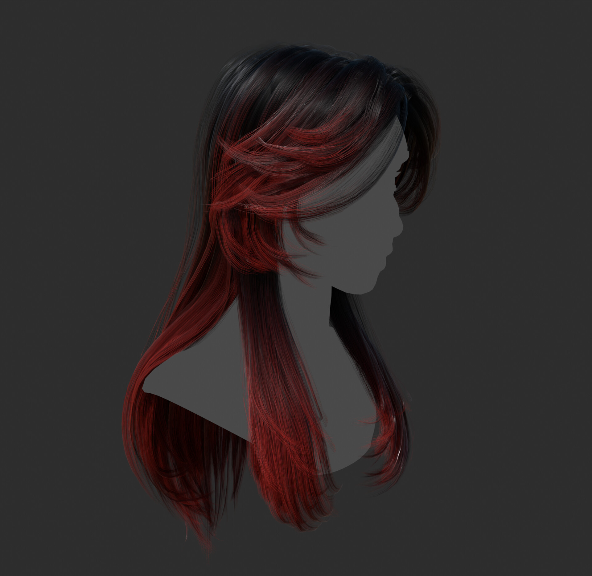 ArtStation - Game Ready Hair Study