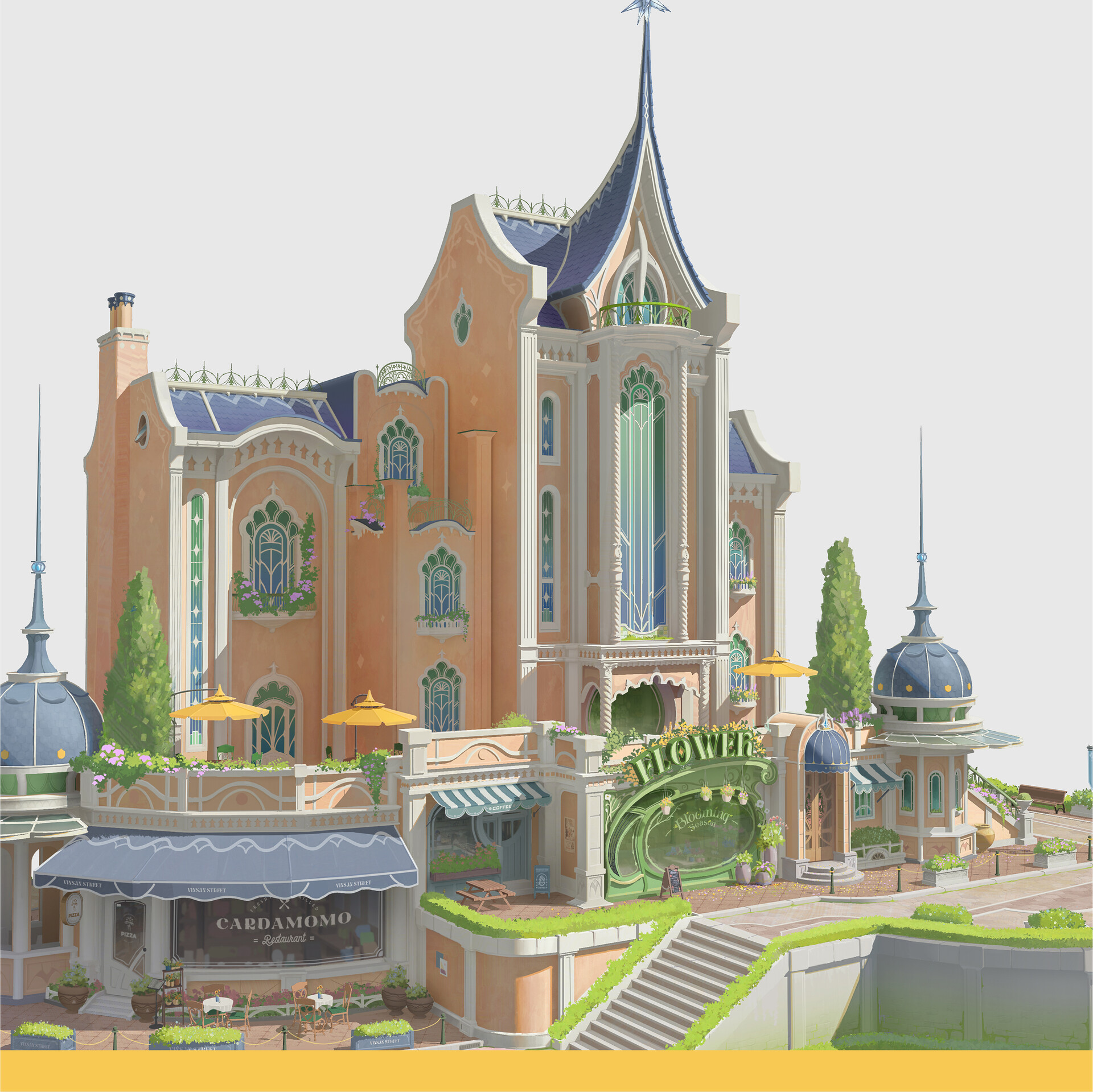 ArtStation - European Street Corner