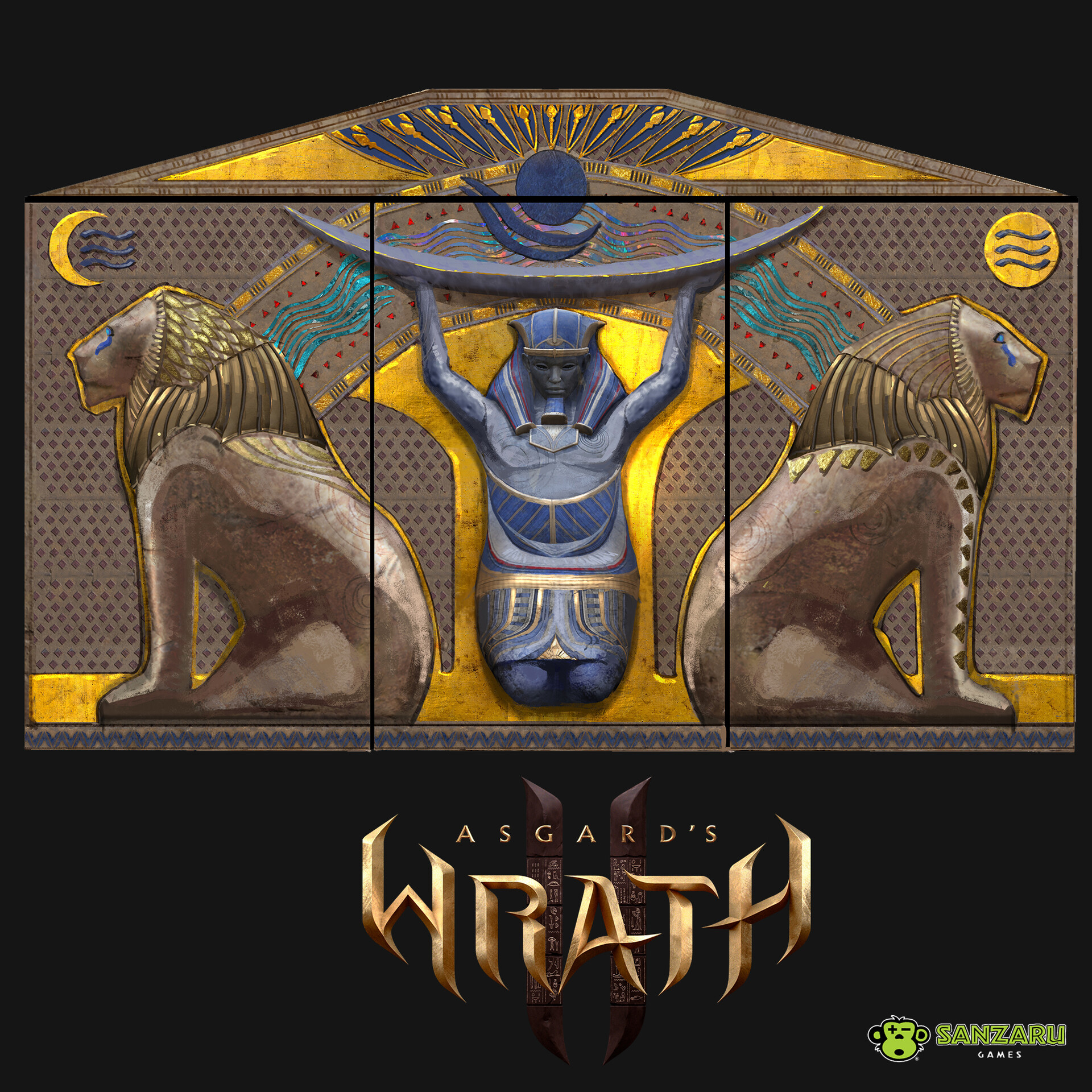 ArtStation - Asgard's Wrath 2 _ Temple of Shu Exit Door