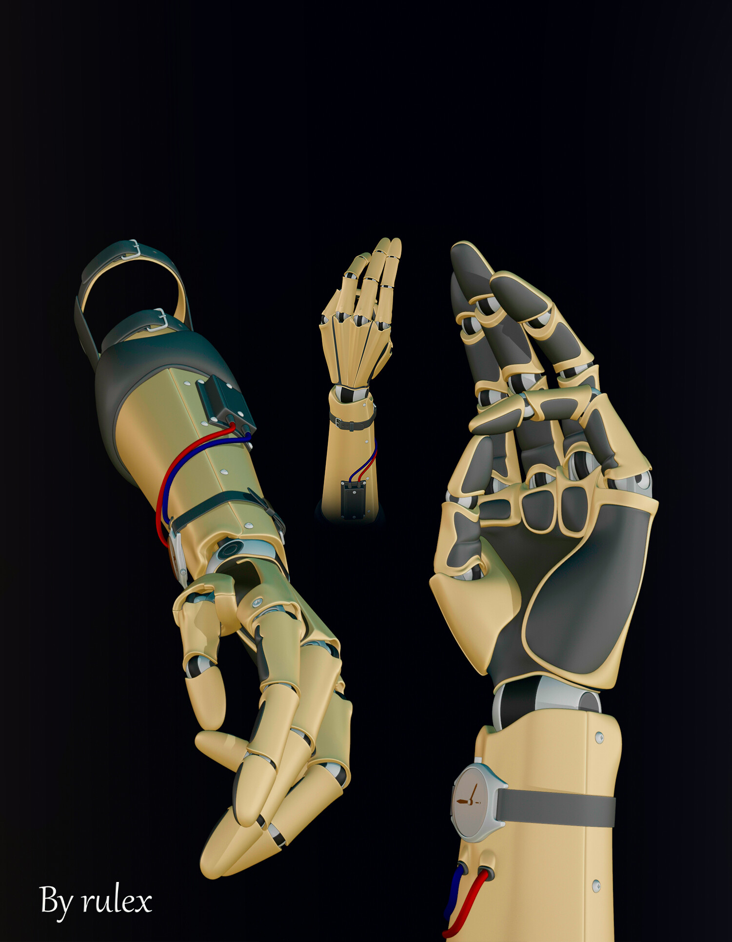 ArtStation - BIONIC ARM - ANIMATION TEST