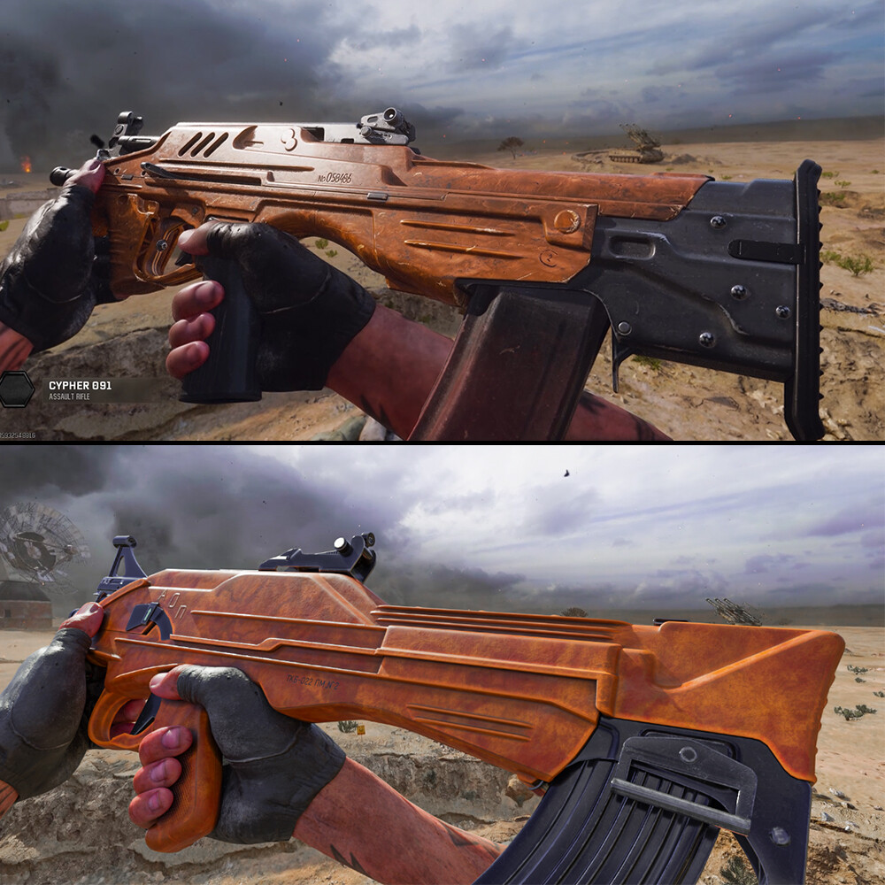 ArtStation - Cypher 091 but it's actually a cursed bullpup (aka the TKB ...