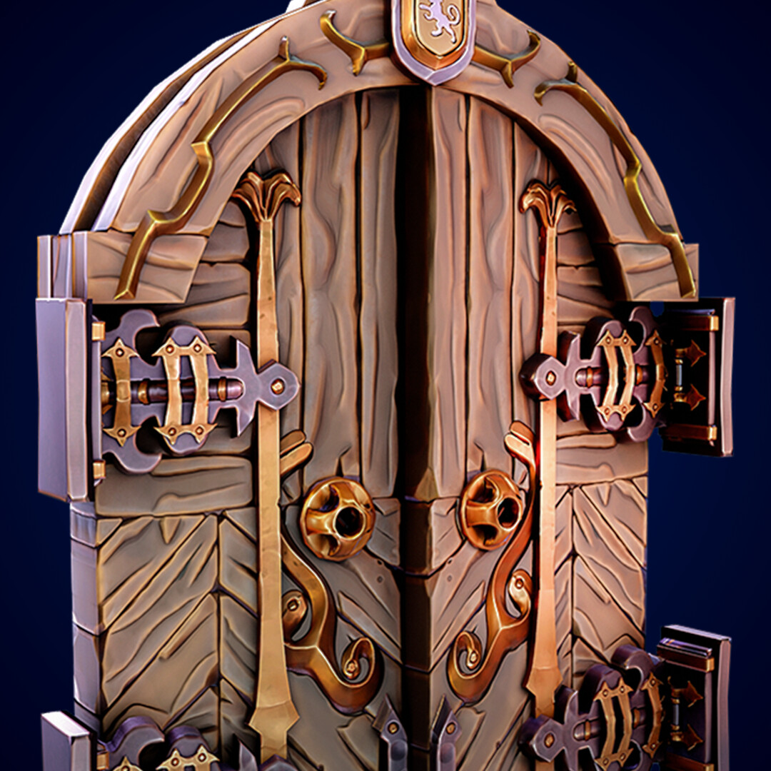 ArtStation - Stylized Castle Gate