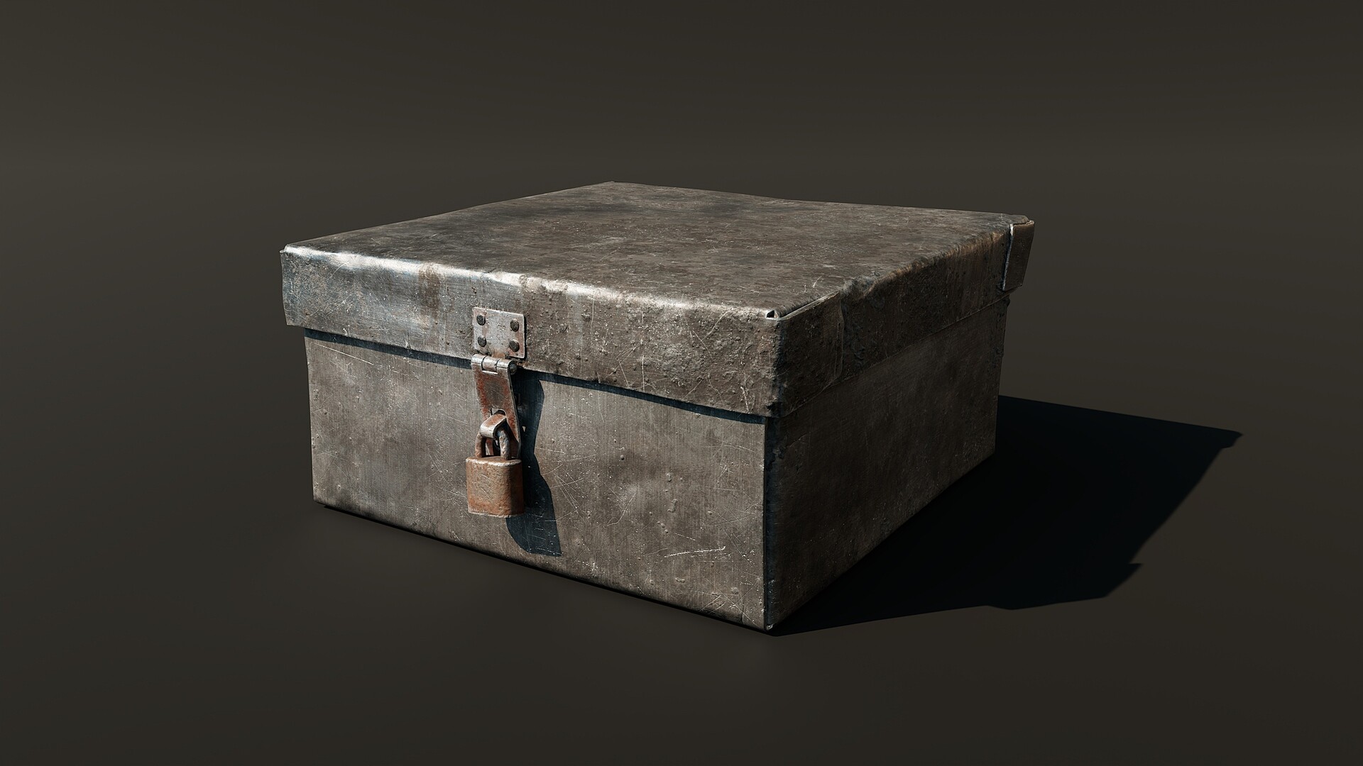 ArtStation - Dirty Lead Box - 3D Asset