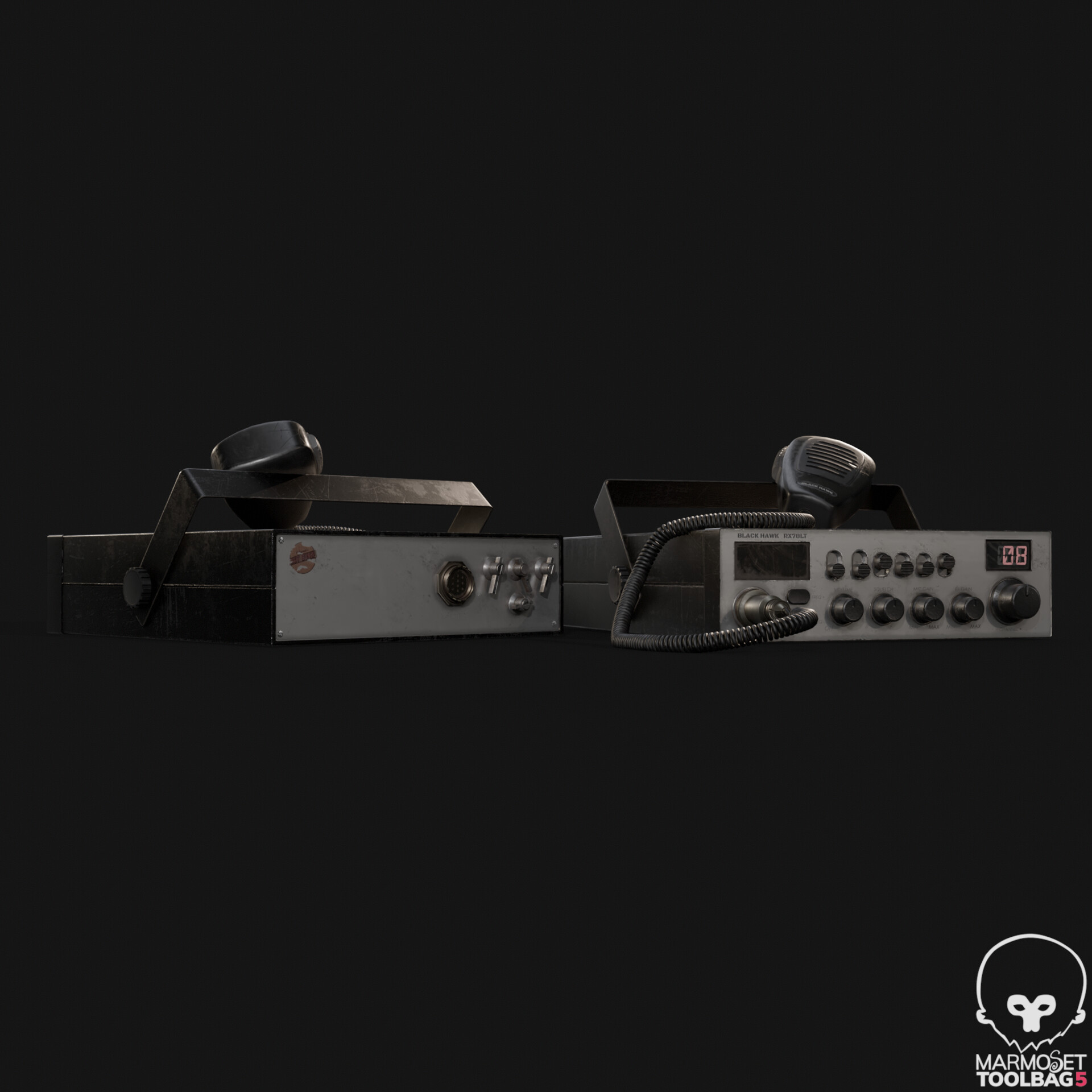 ArtStation - CB Radio (Game-Ready asset)