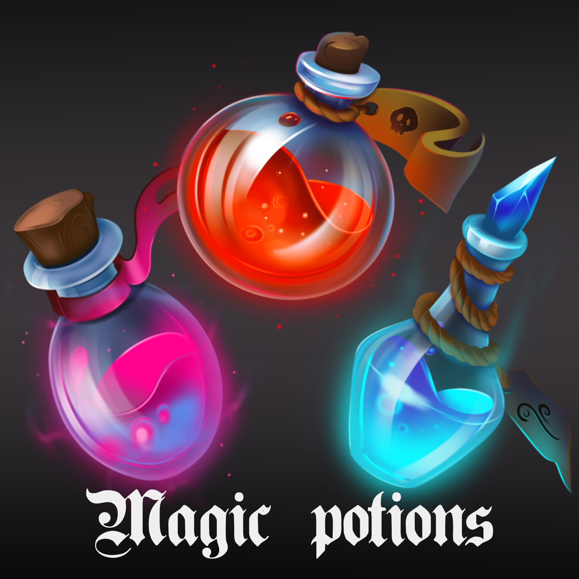 ArtStation - Magic potions