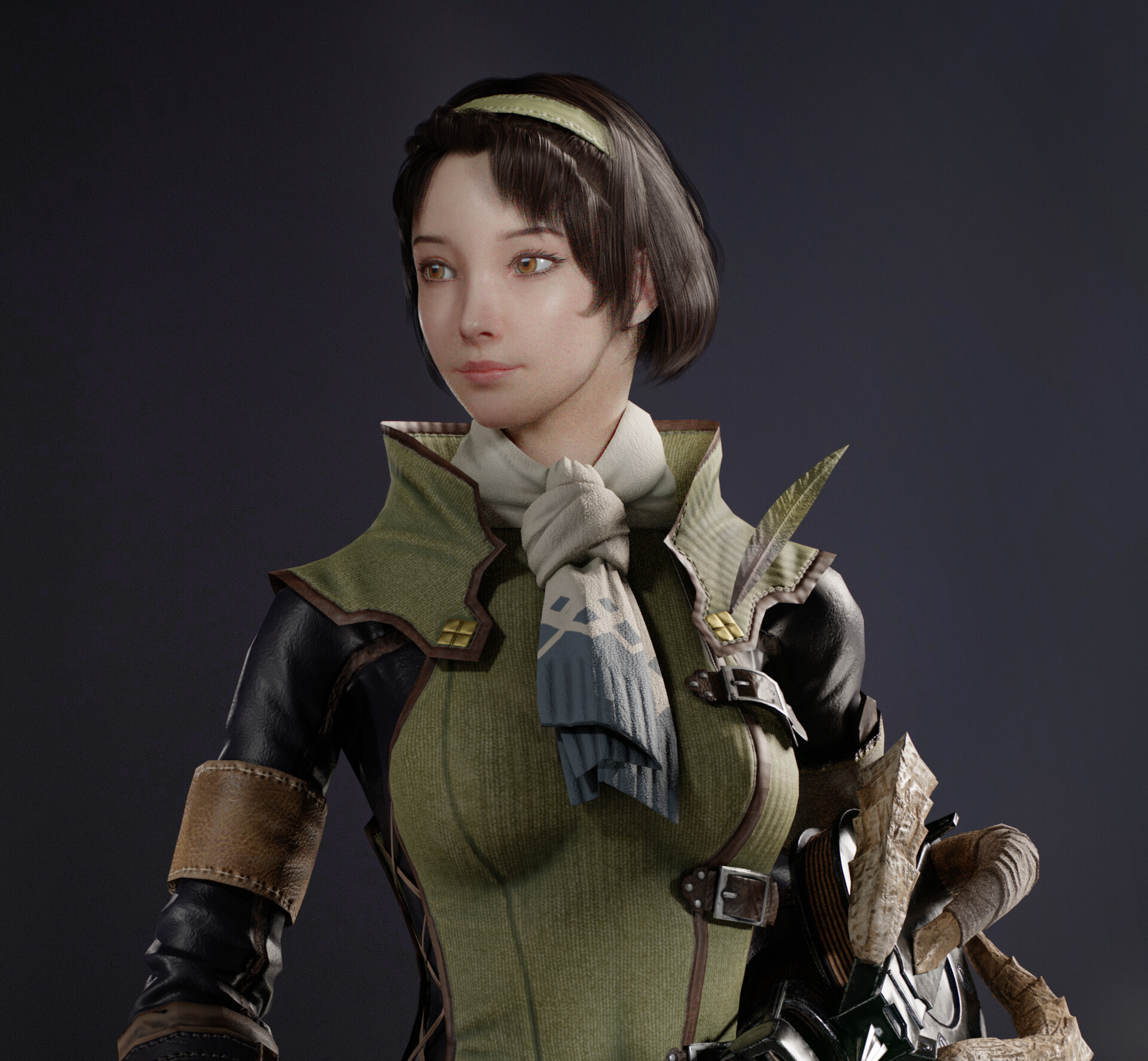 ArtStation - serious handler from MHW