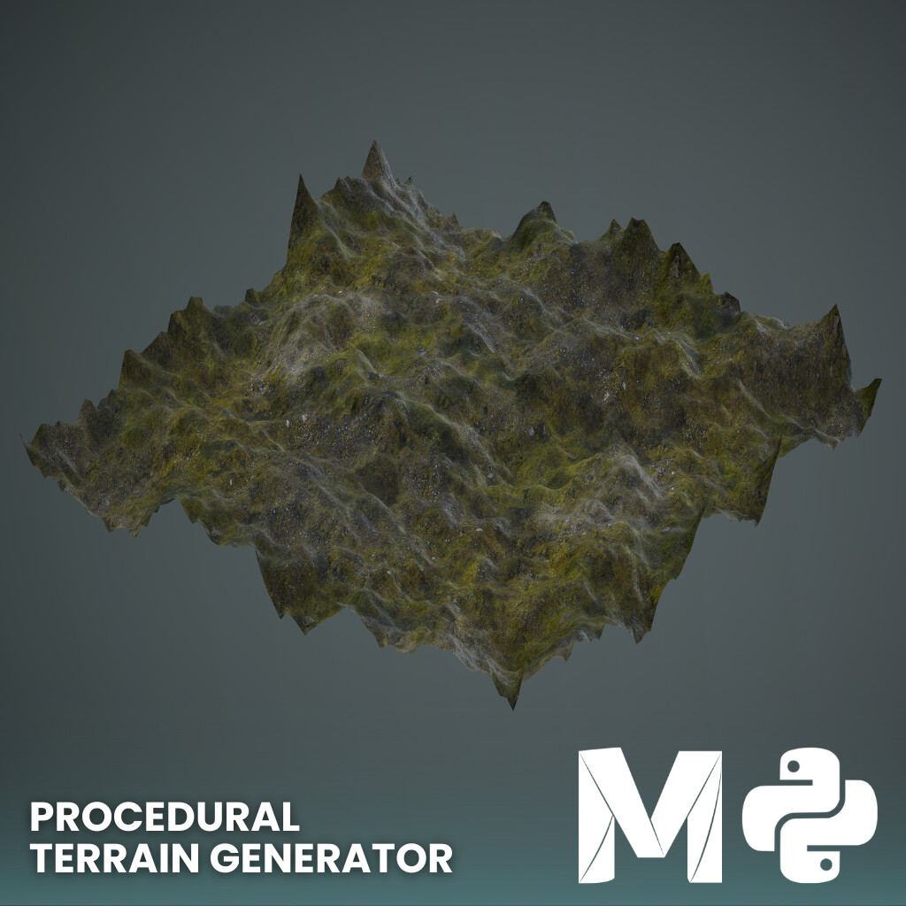 ArtStation - Procedural Terrain Generator - Maya