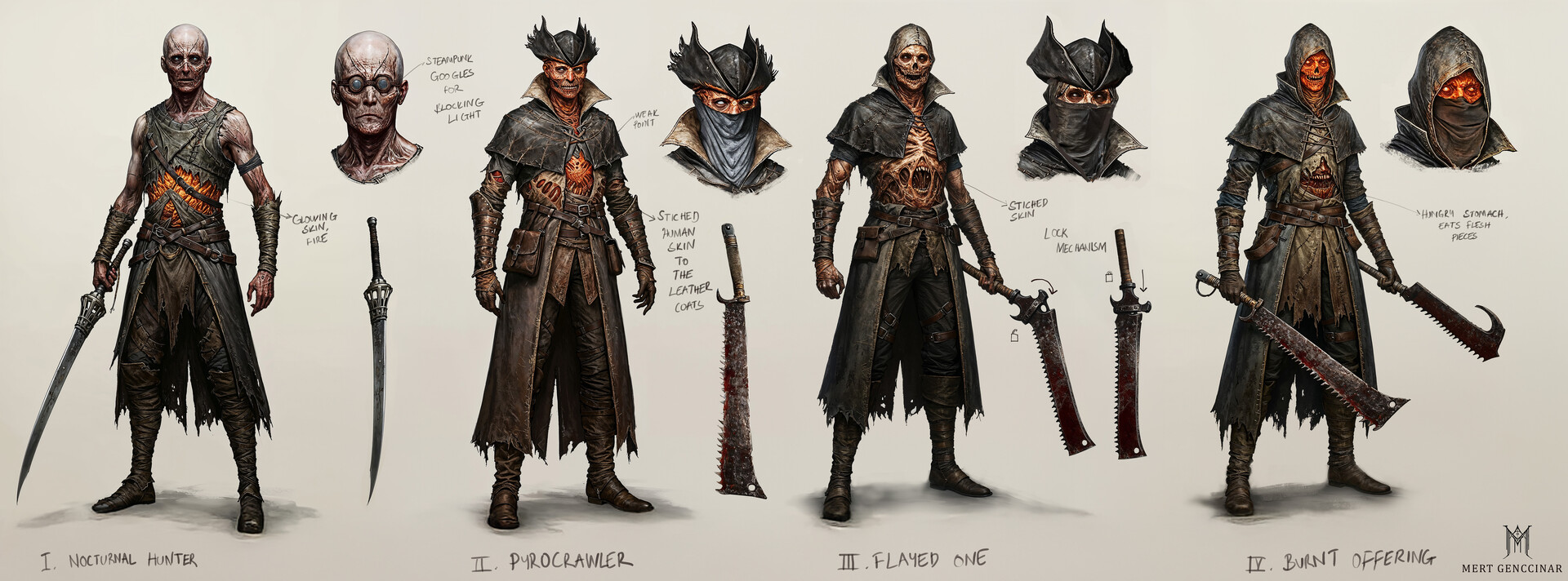 ArtStation - FLAYED HUNTERS, Character Design