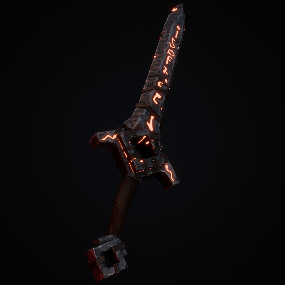 ArtStation - Ancient Stone Sword