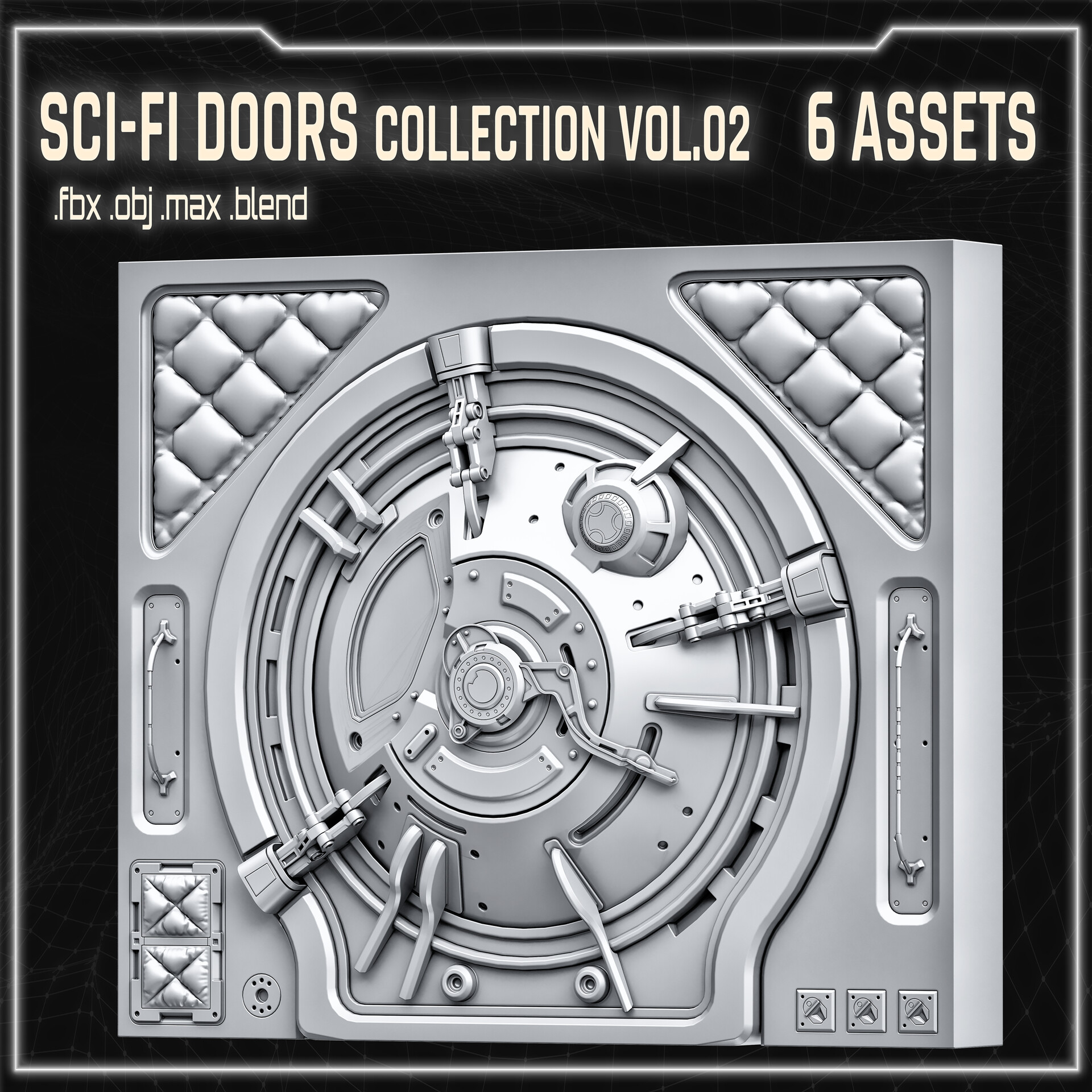 ArtStation - SCI-FI DOORS COLLECTION VOL.02