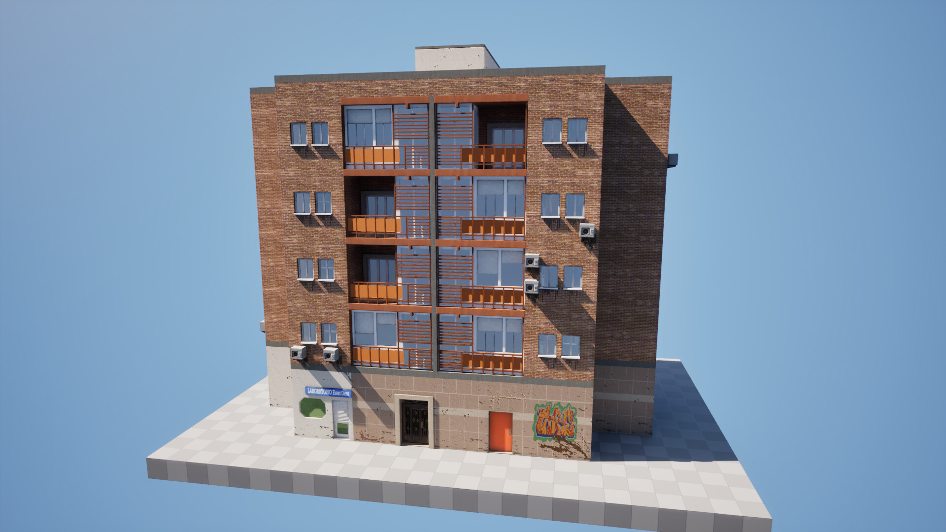 ArtStation - Modular Madrid Apartment Block