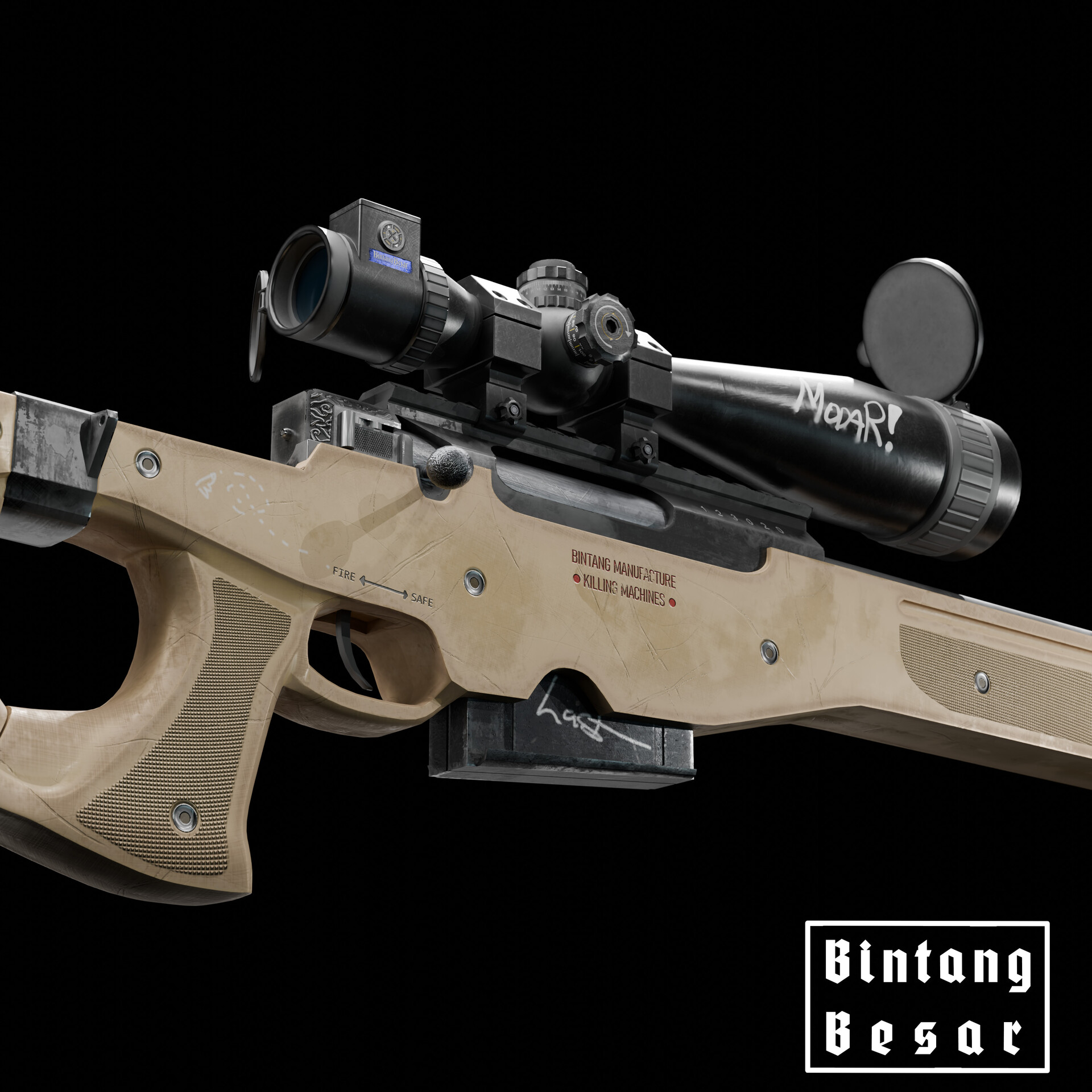 ArtStation - AWM, L115A1