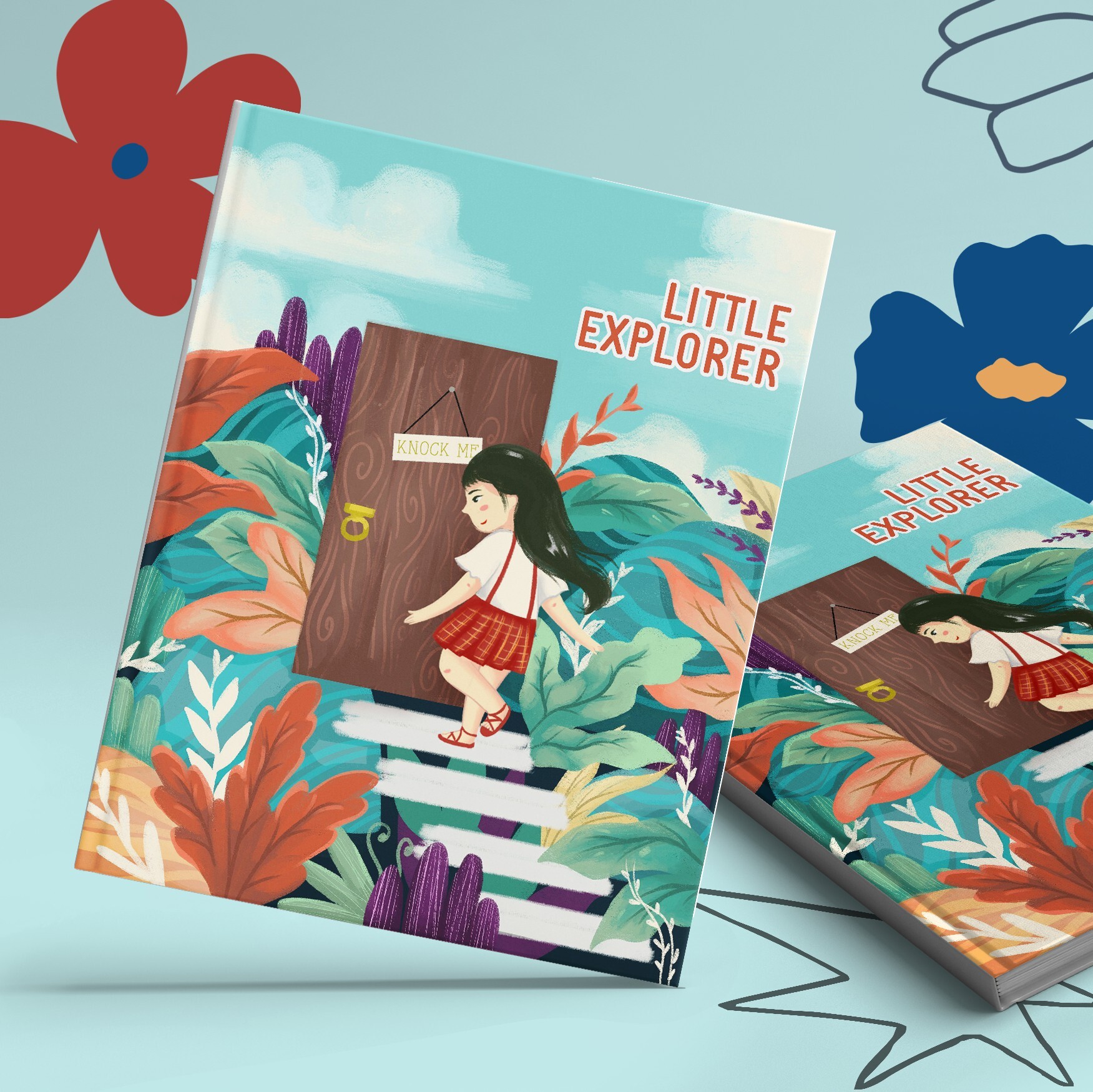 ArtStation - "Little Explorer" Book Cover Design