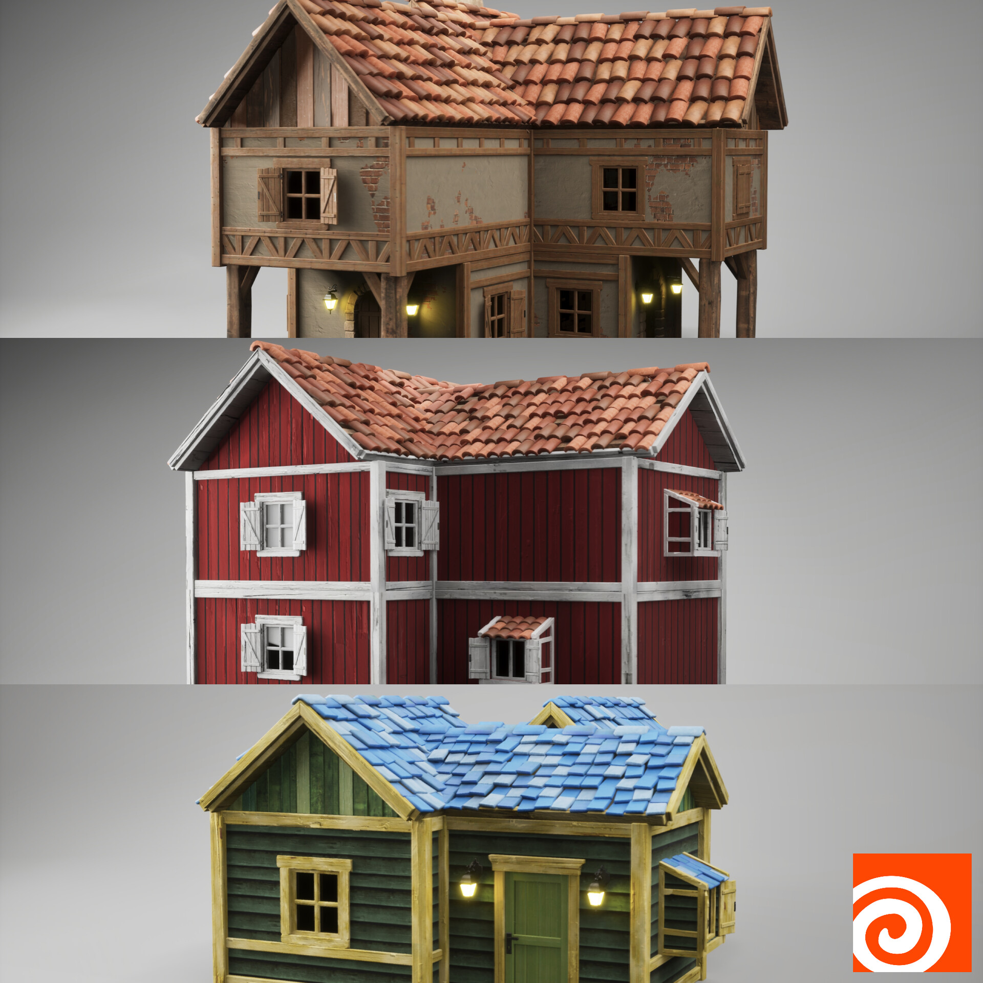 ArtStation - Procedural House Generator