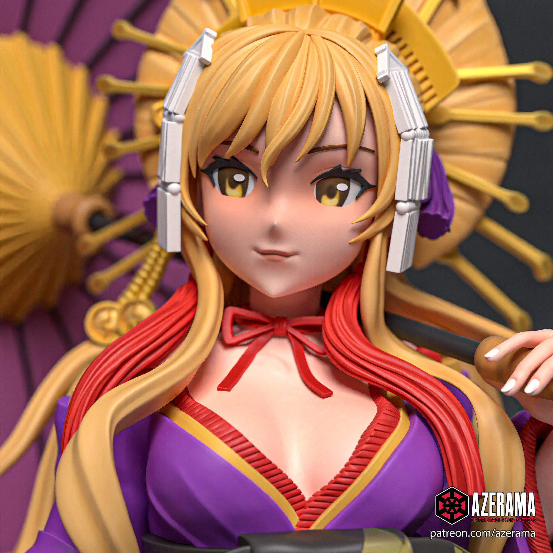 ArtStation - Yukari for 3D Printing