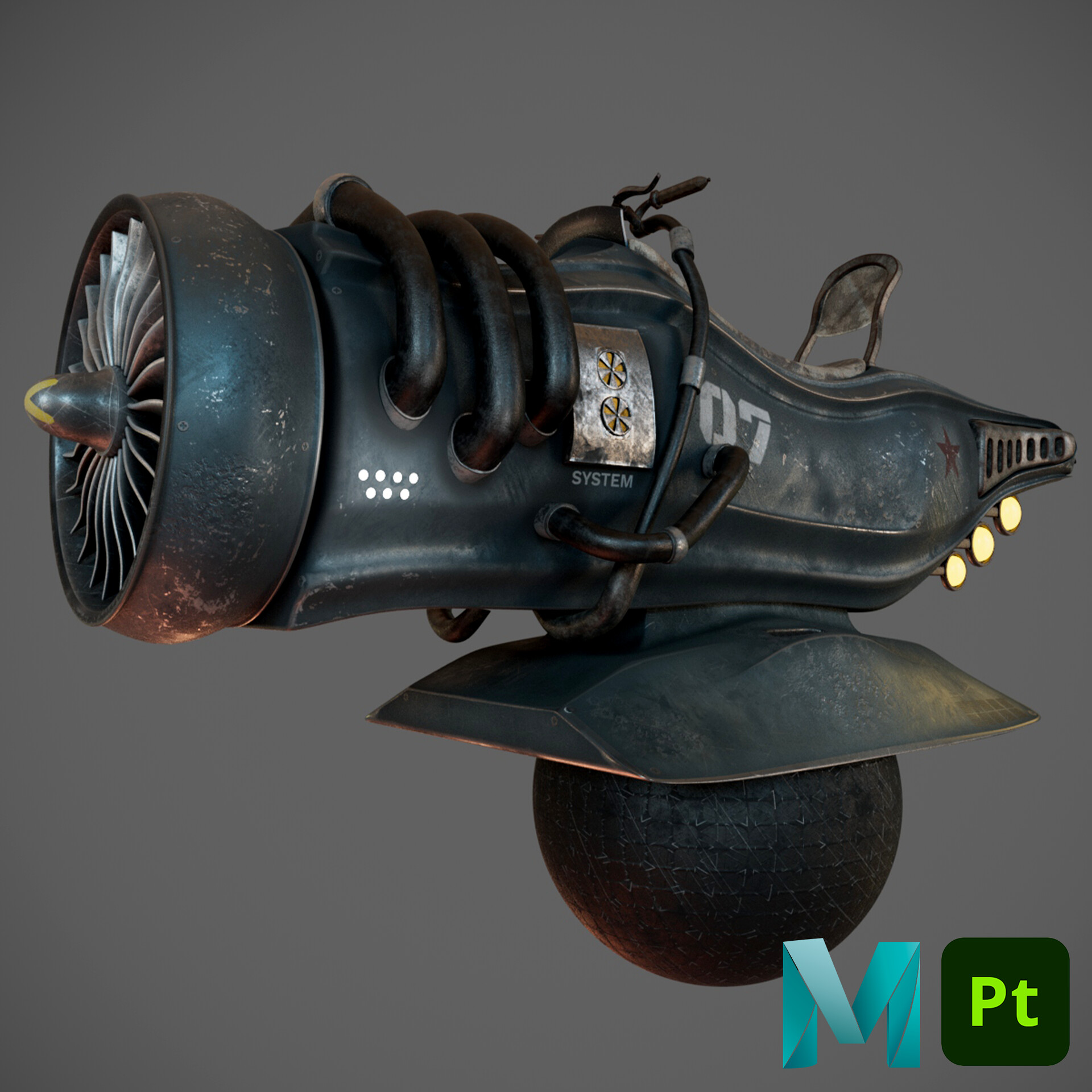 ArtStation - DIESEL PUNK : MOTOR BIKE CONCEPT