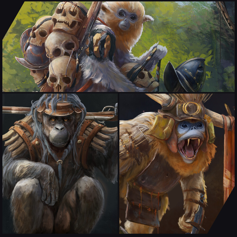 ArtStation - Monkeys