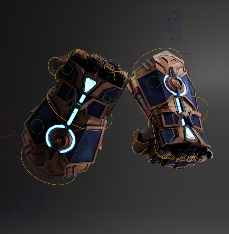 ArtStation - Arcane Vı Glove Rig Blender (Download)