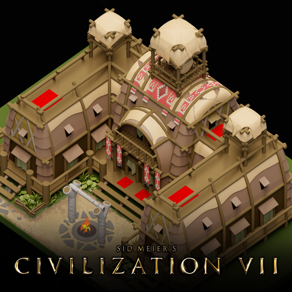 ArtStation - Civilization 7 Buildings