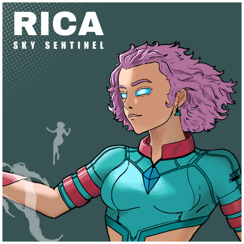 ArtStation - Meet Rica, the Sky Sentinel | character design