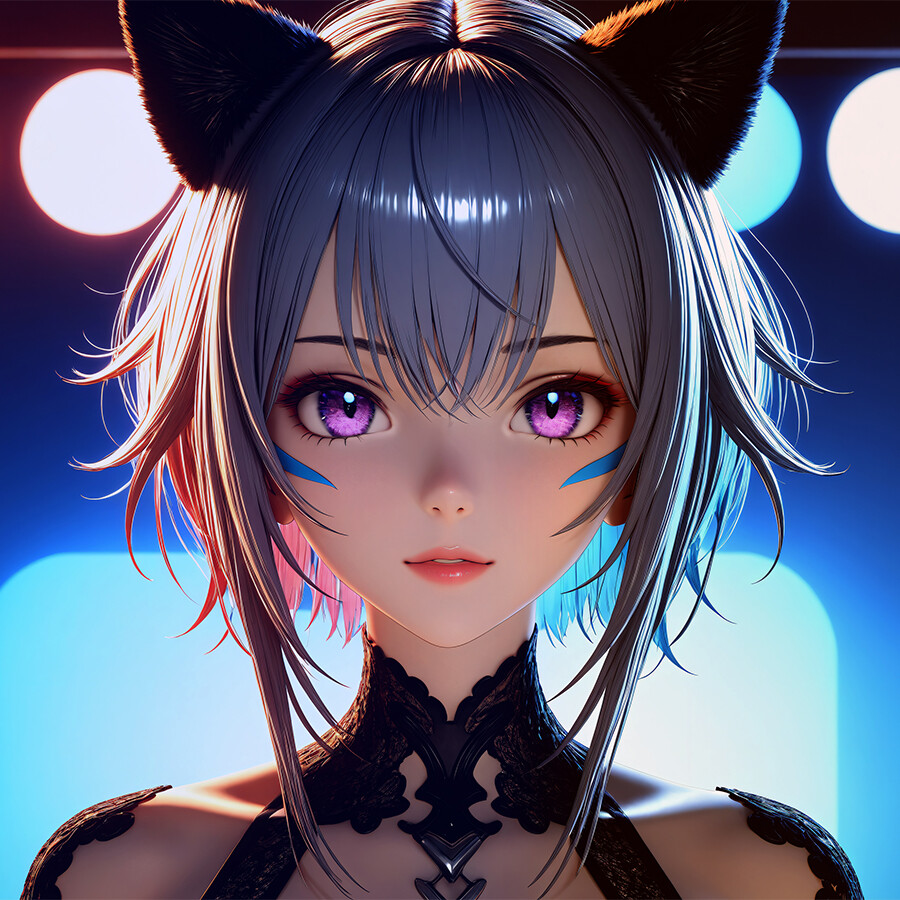 ArtStation - ANIME STYLE NO_04 (SAI 3D Model)