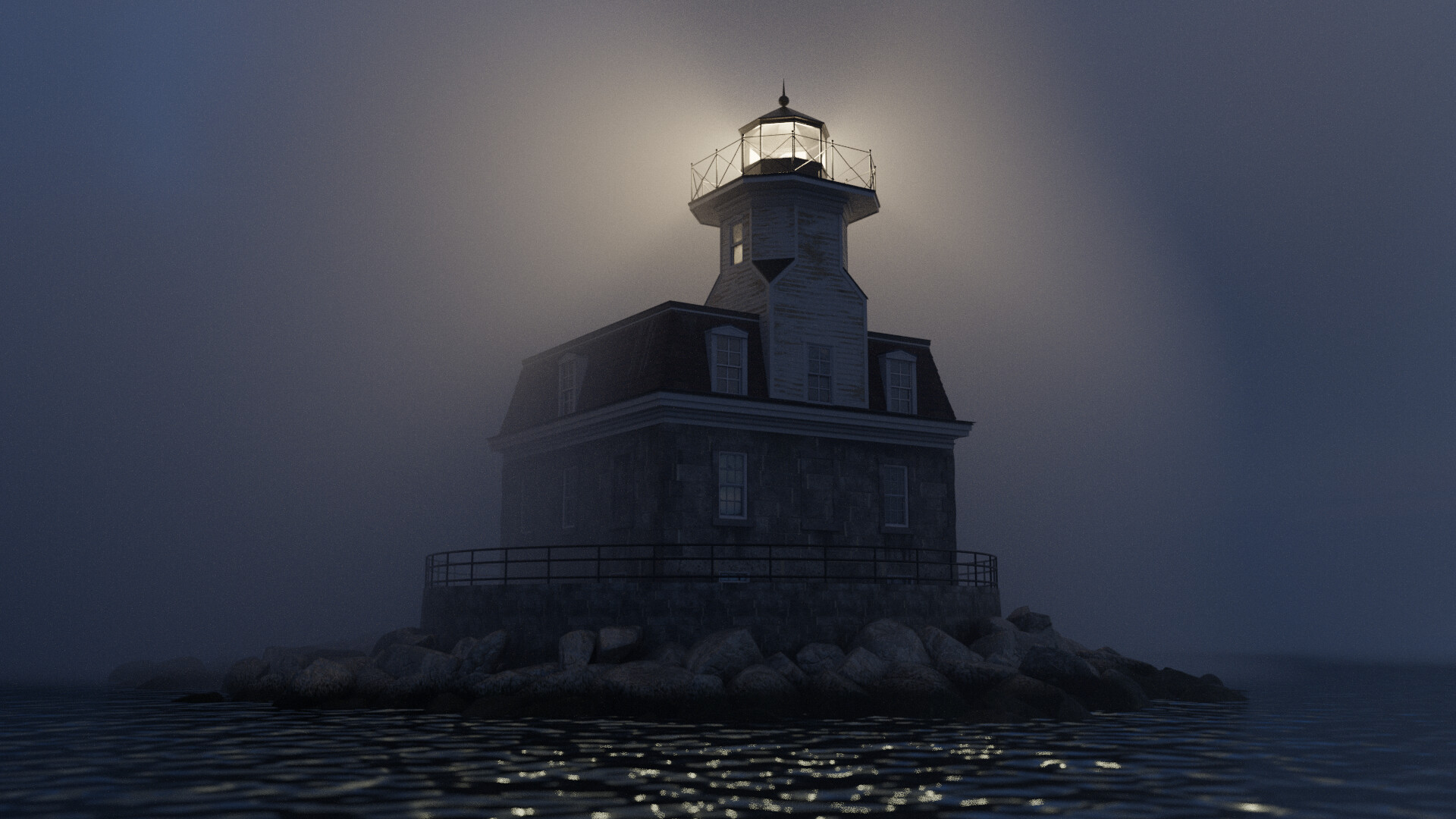 ArtStation - Lighthouse Penfield Reef