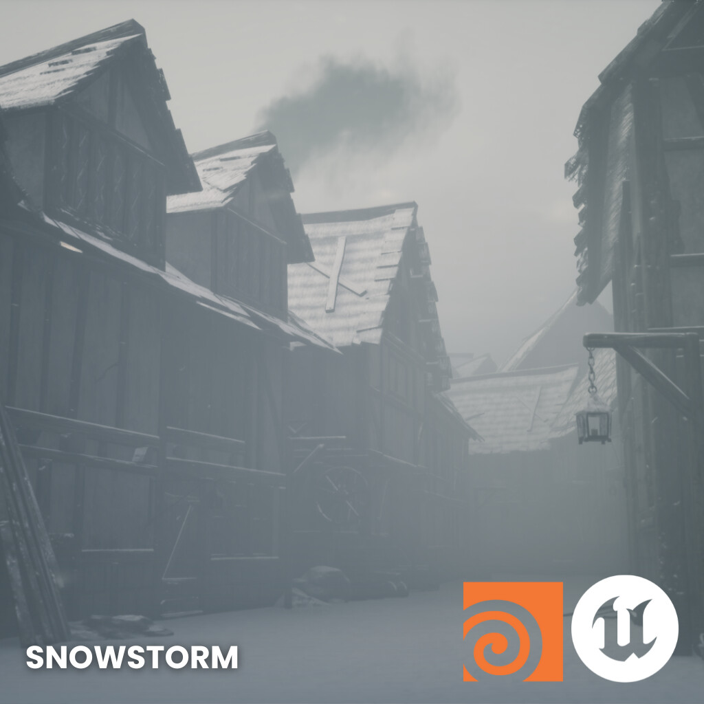 ArtStation - Snowstorm Environment | Snow Shader