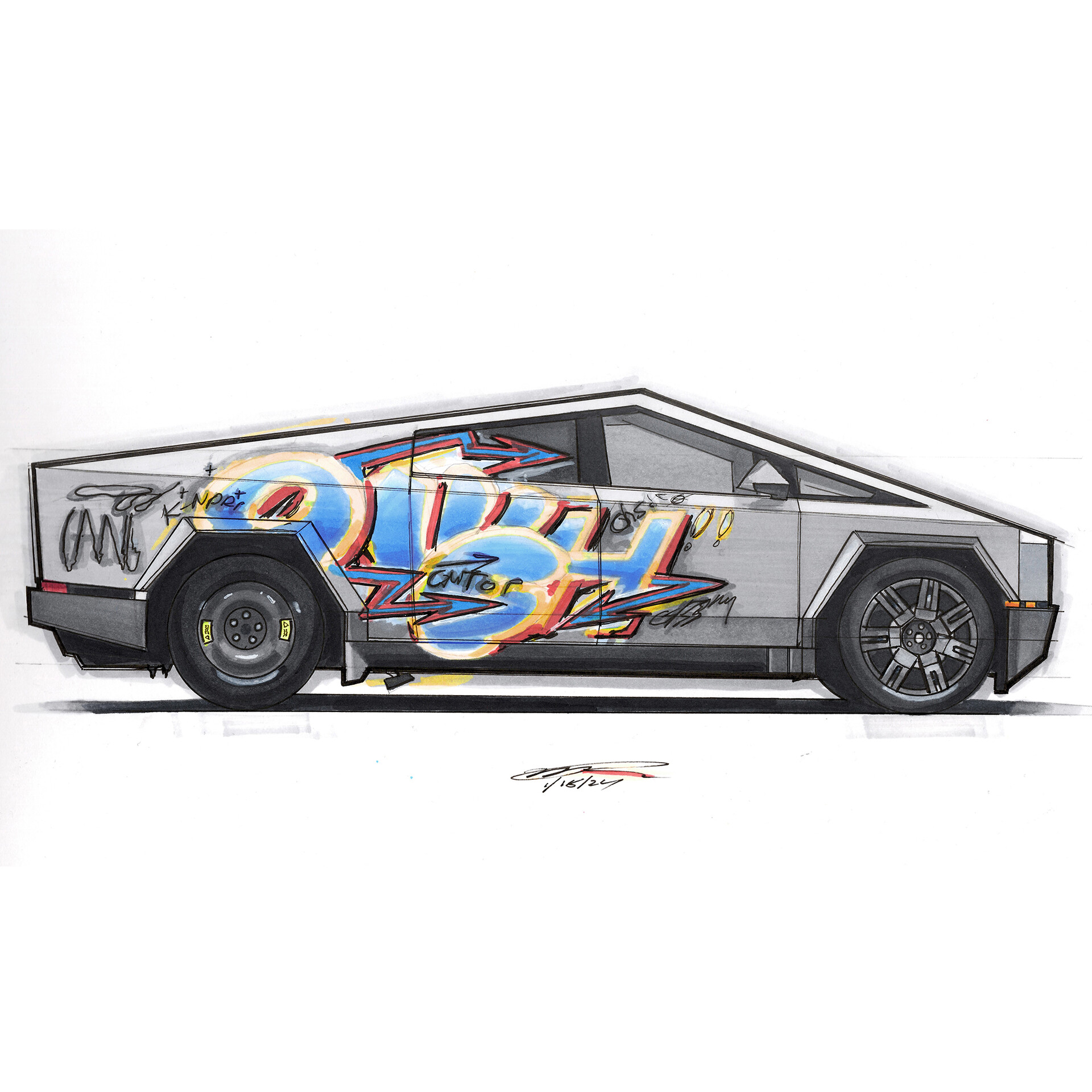 ArtStation - Tagged Cybertruck (1-20-25)