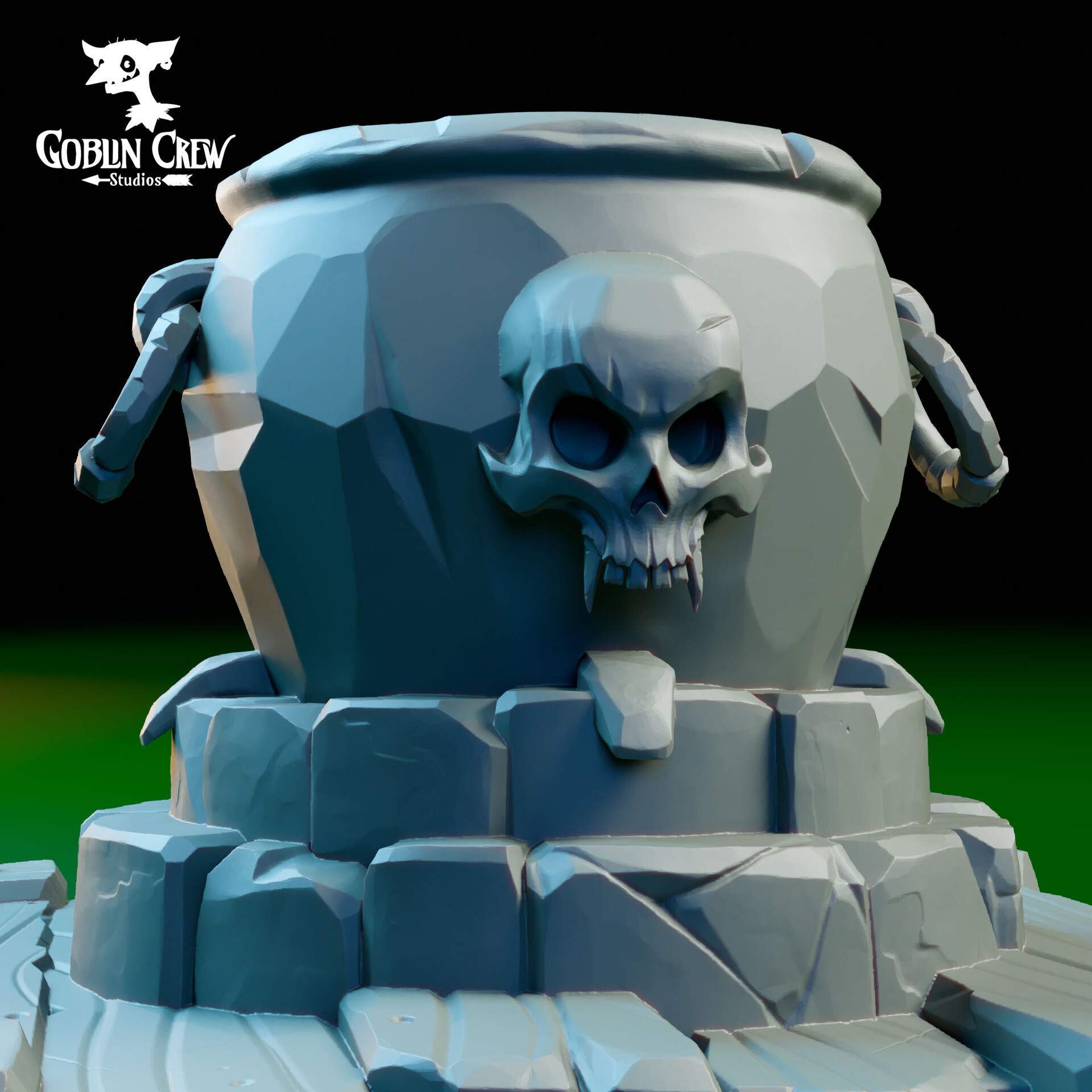 ArtStation - Cauldron paint base - Goblin Crew Studios