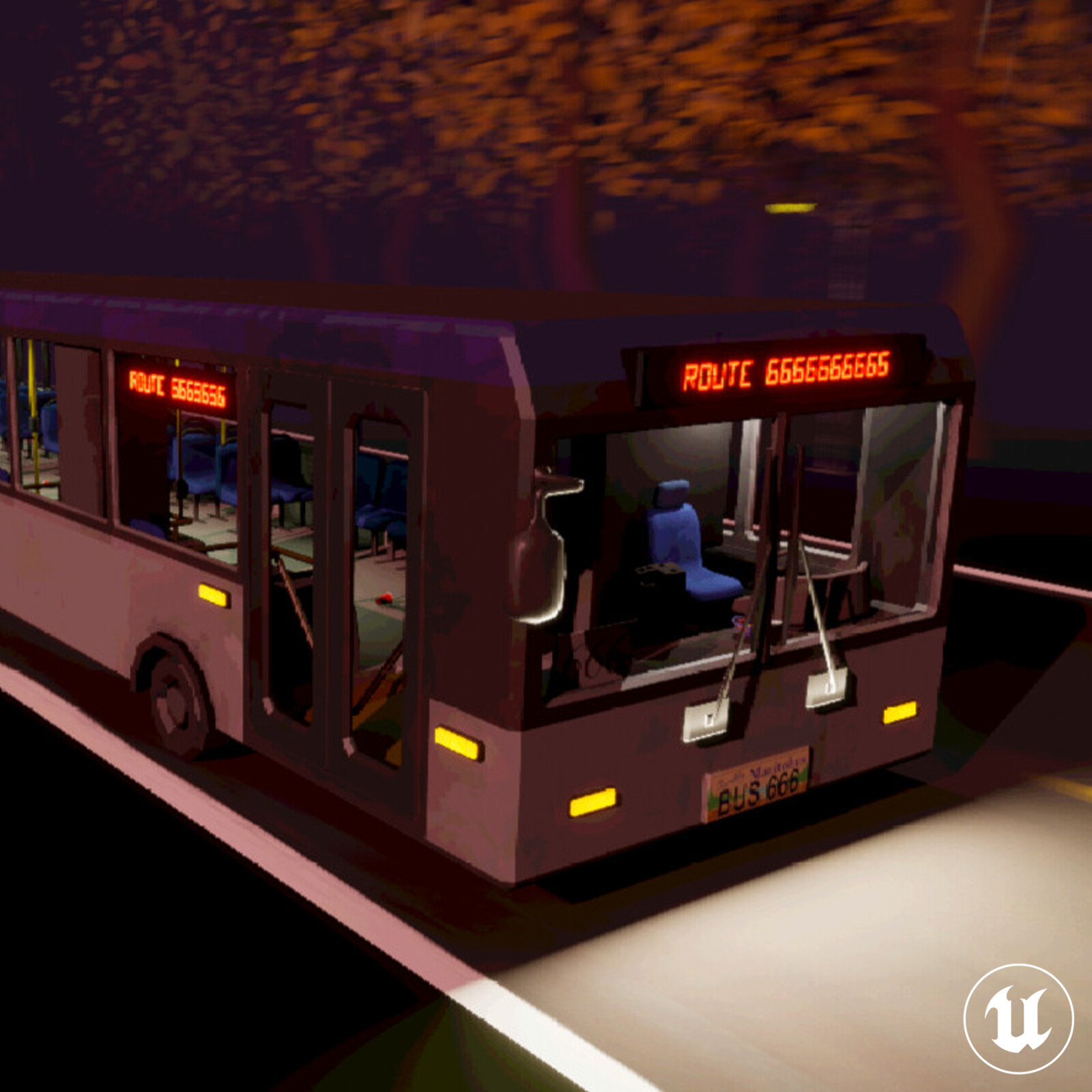 Megan_SH - [Route 666] Moduled bus