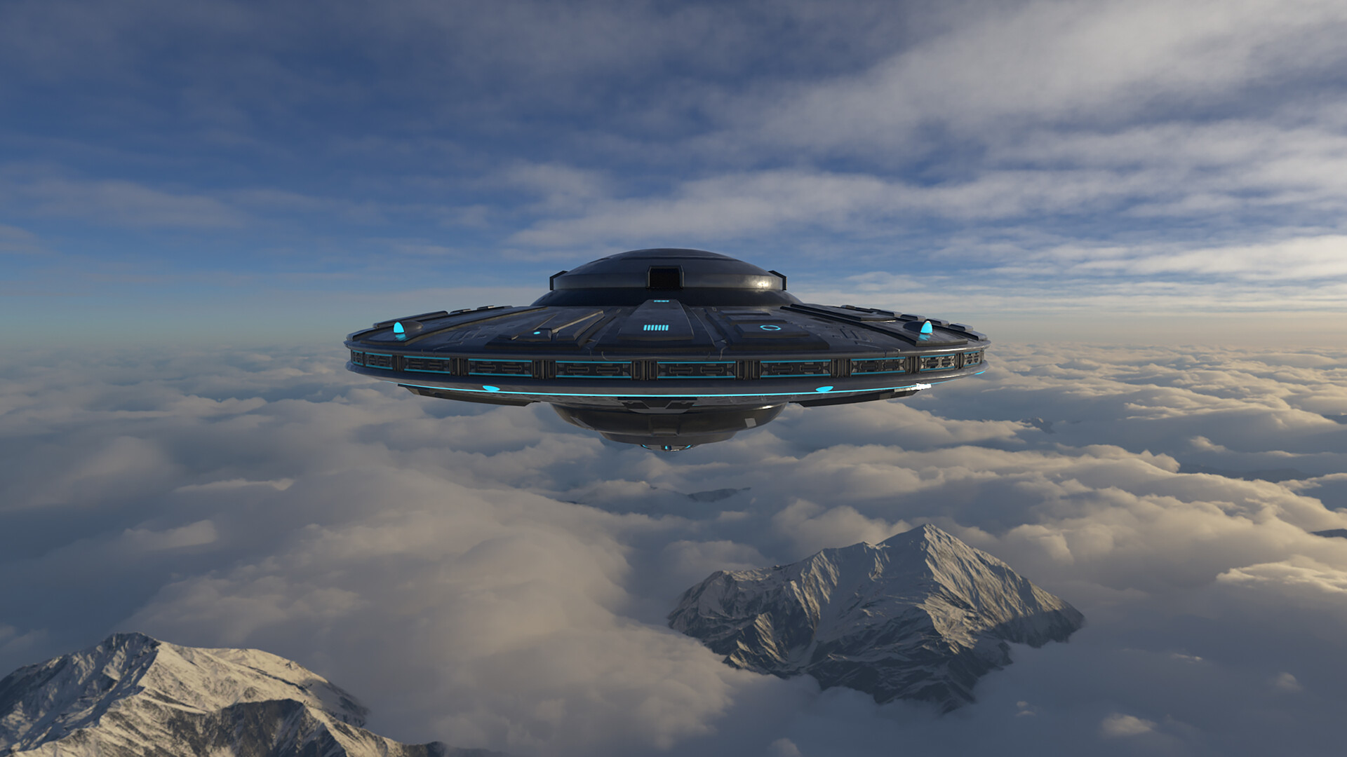 ArtStation - UFO with Texture Variations
