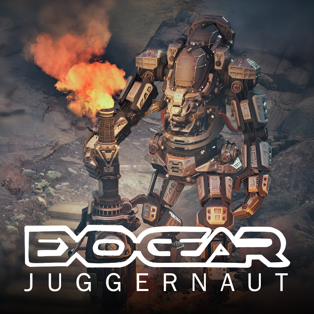 ArtStation - EXOGEAR Juggernaut Mecha