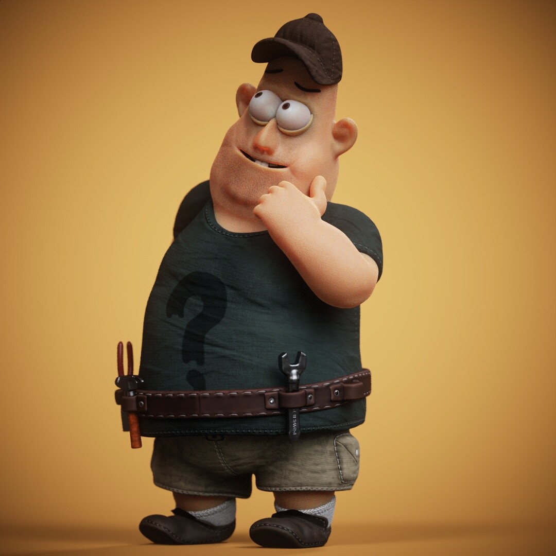 ArtStation - Gravity Falls Fan Art - Soos