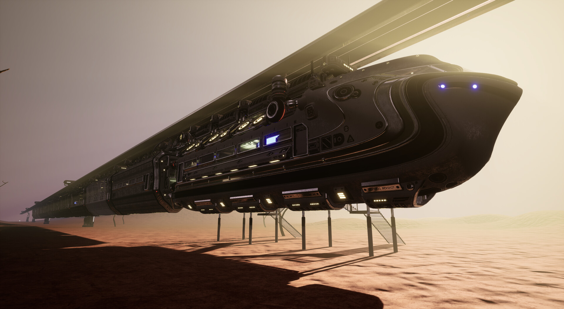 ArtStation - SciFi Train