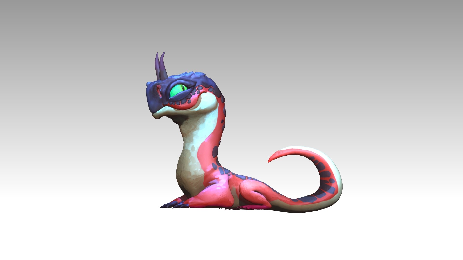 ArtStation - Reptile Dragon Creature🐉