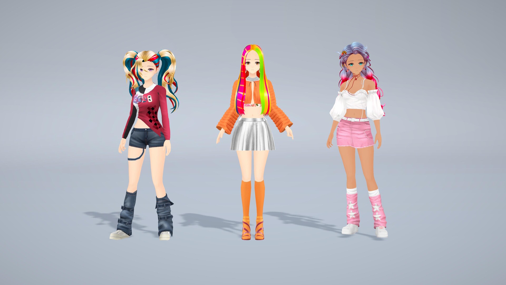 ArtStation - Anime Female Dancer - Pack6 (3 outfits)