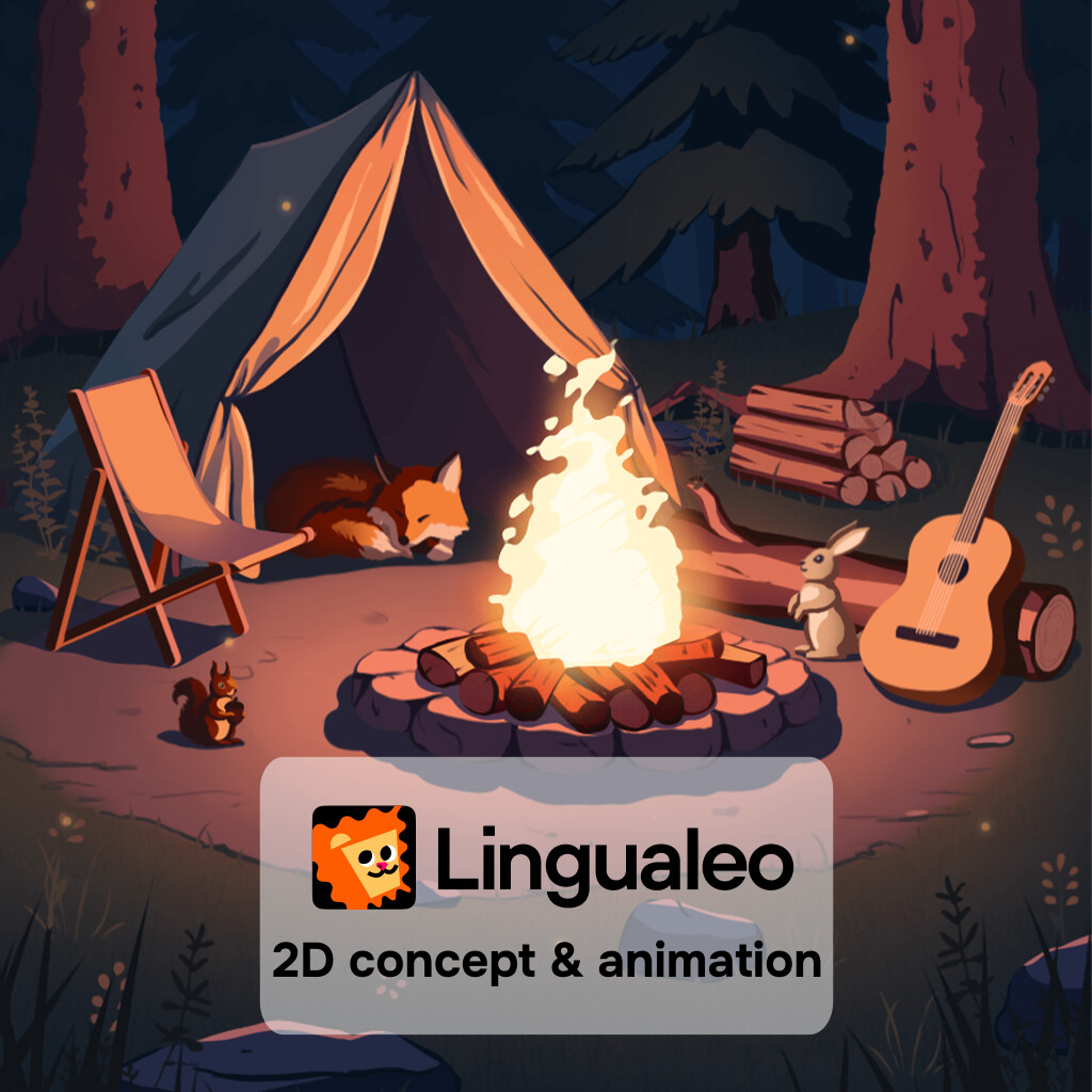 ArtStation - 2D concept art with animation